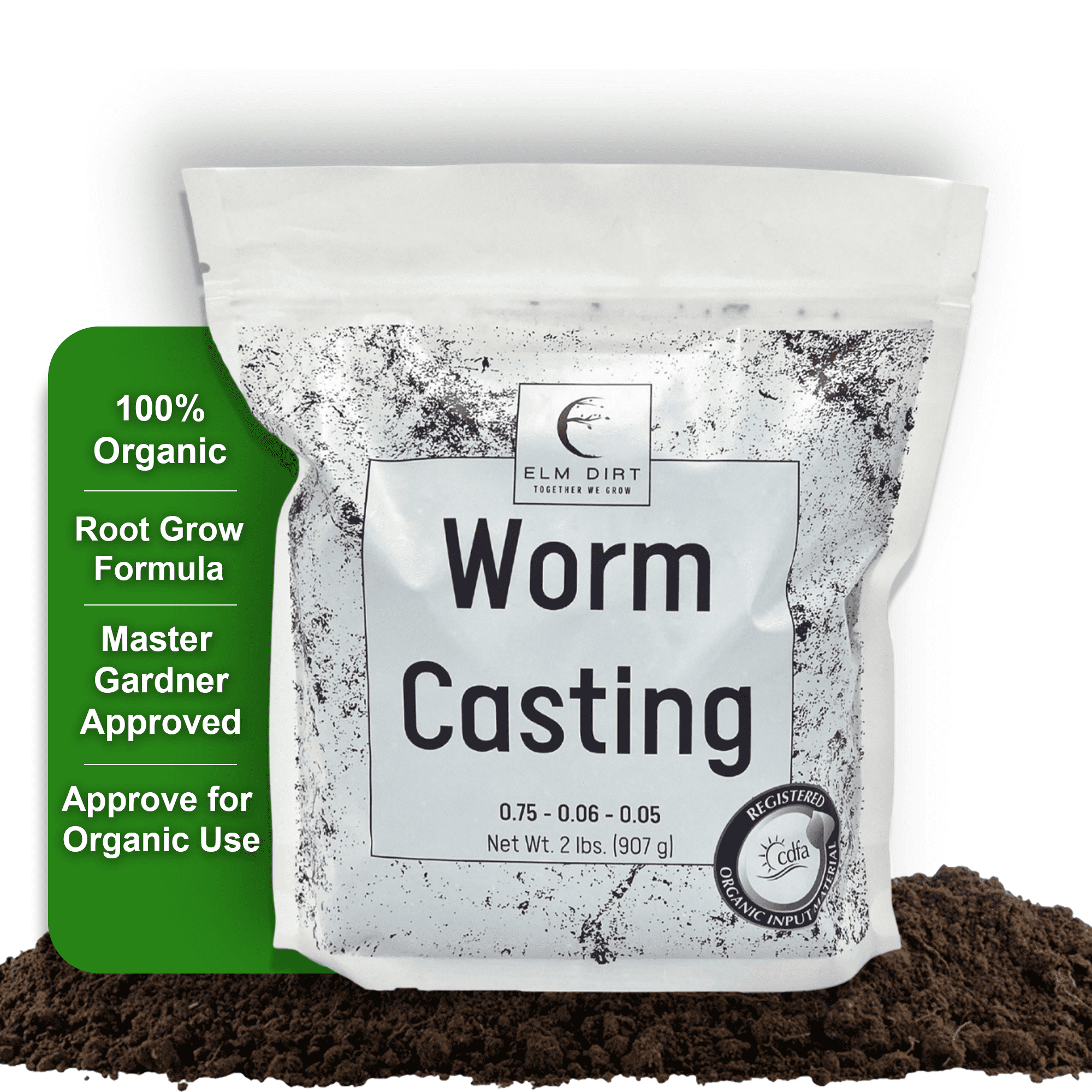 Elm Dirt Worm Castings, 2 lbs - Walmart.com