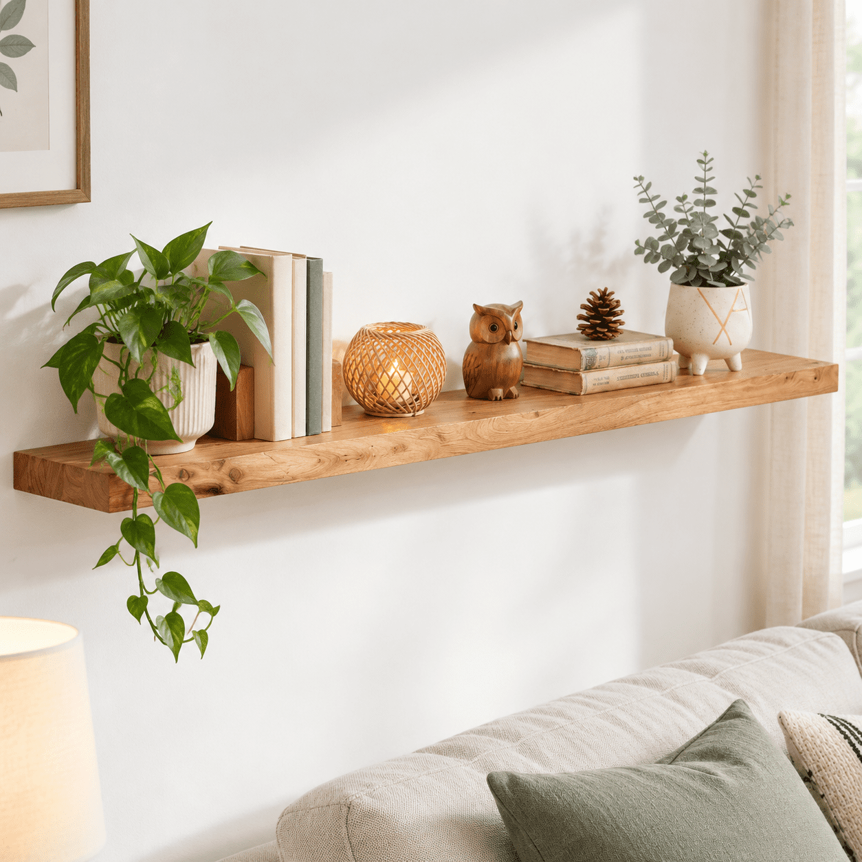 Elm Floating Shelves For Wall - 40