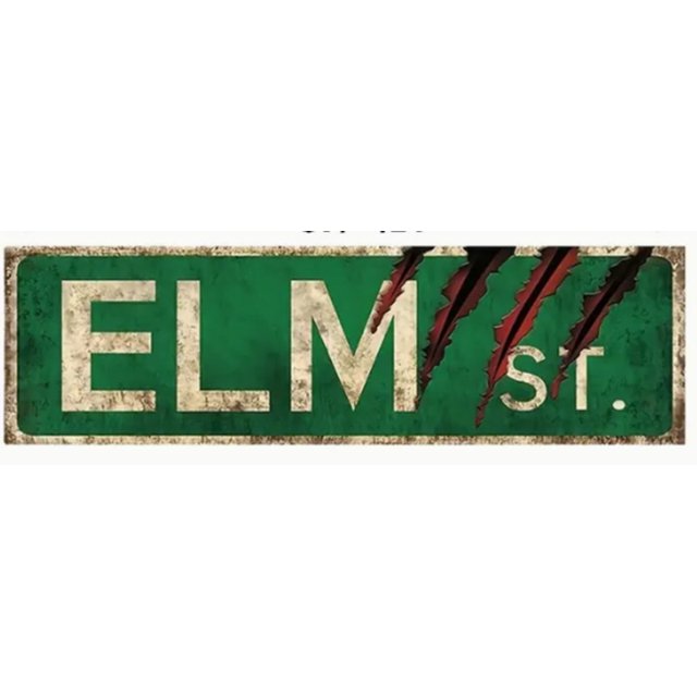 Elm Street Freddy Movie Nightmare Horror Street Sign NEW Size: 4 x 16 ...