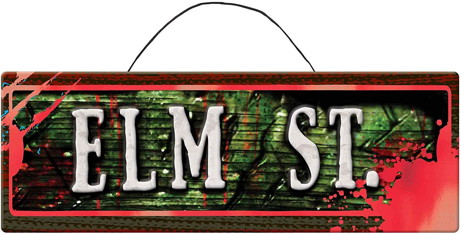 Elm Street Halloween Party Decoration Cardboard Sign - Walmart.com