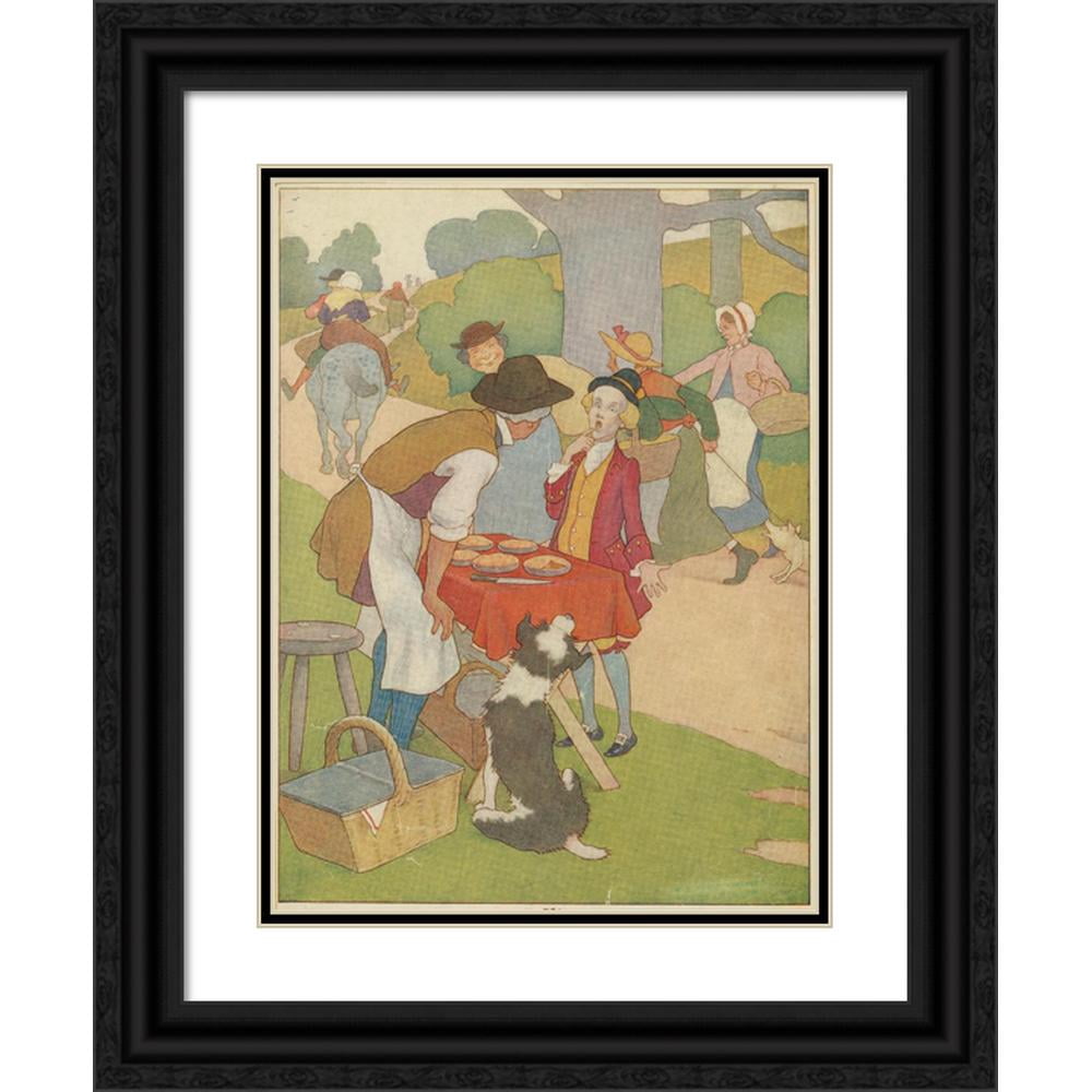 Elmer Boyd Smith 11x14 Black Ornate Wood Framed Double Matted Museum ...