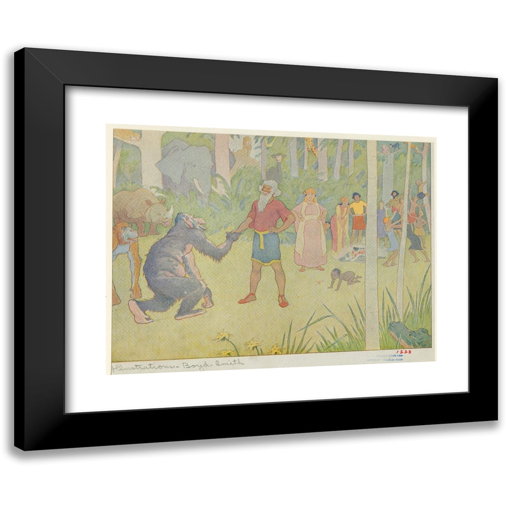 Elmer Boyd Smith 18x15 Black Modern Framed Museum Art Print Titled - In ...