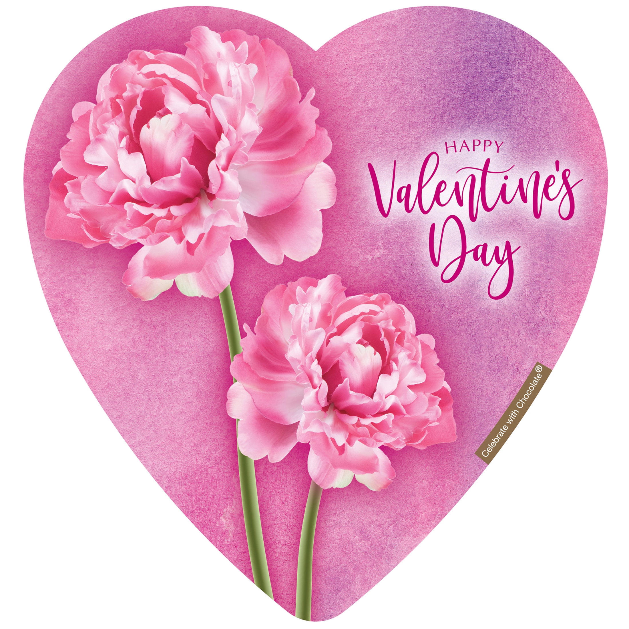 Elmer Chocolate Assorted Chocolate Friendship Peony Heart 6oz 15 Pieces ...