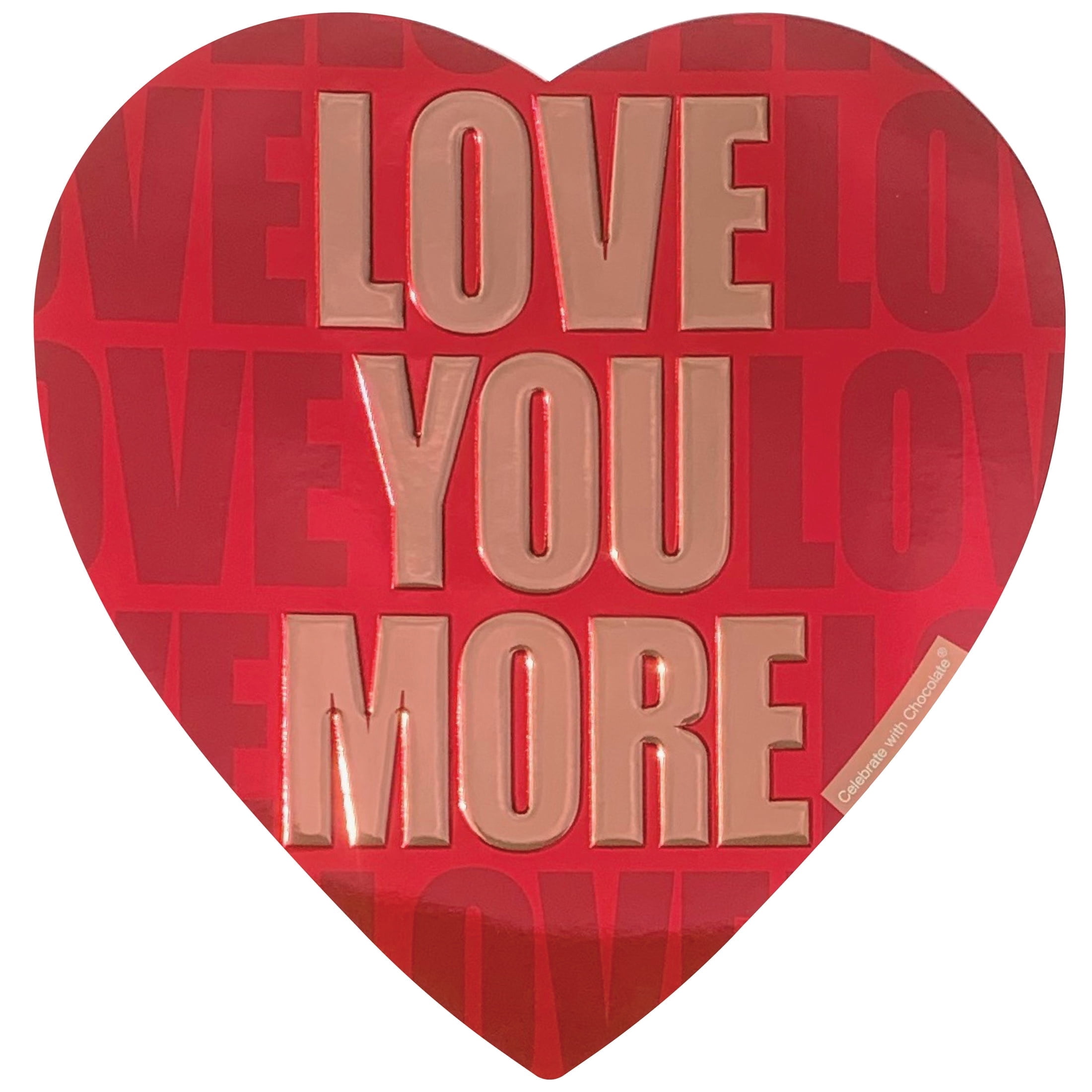 Elmer Chocolate Assorted Chocolate LOVE YOU MORE Heart 7.6oz 19 Pieces ...