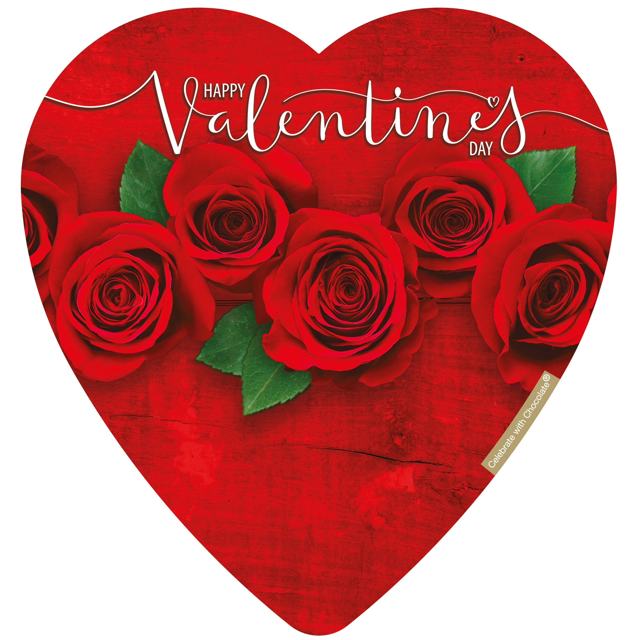 Elmer Chocolate Assorted Chocolate Photo Rose II Heart 6oz 15 pieces ...