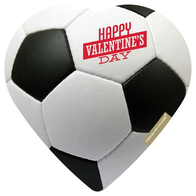 Elmer Chocolate Assorted Chocolate Sports Ball Soccer Heart 2oz 5 ...