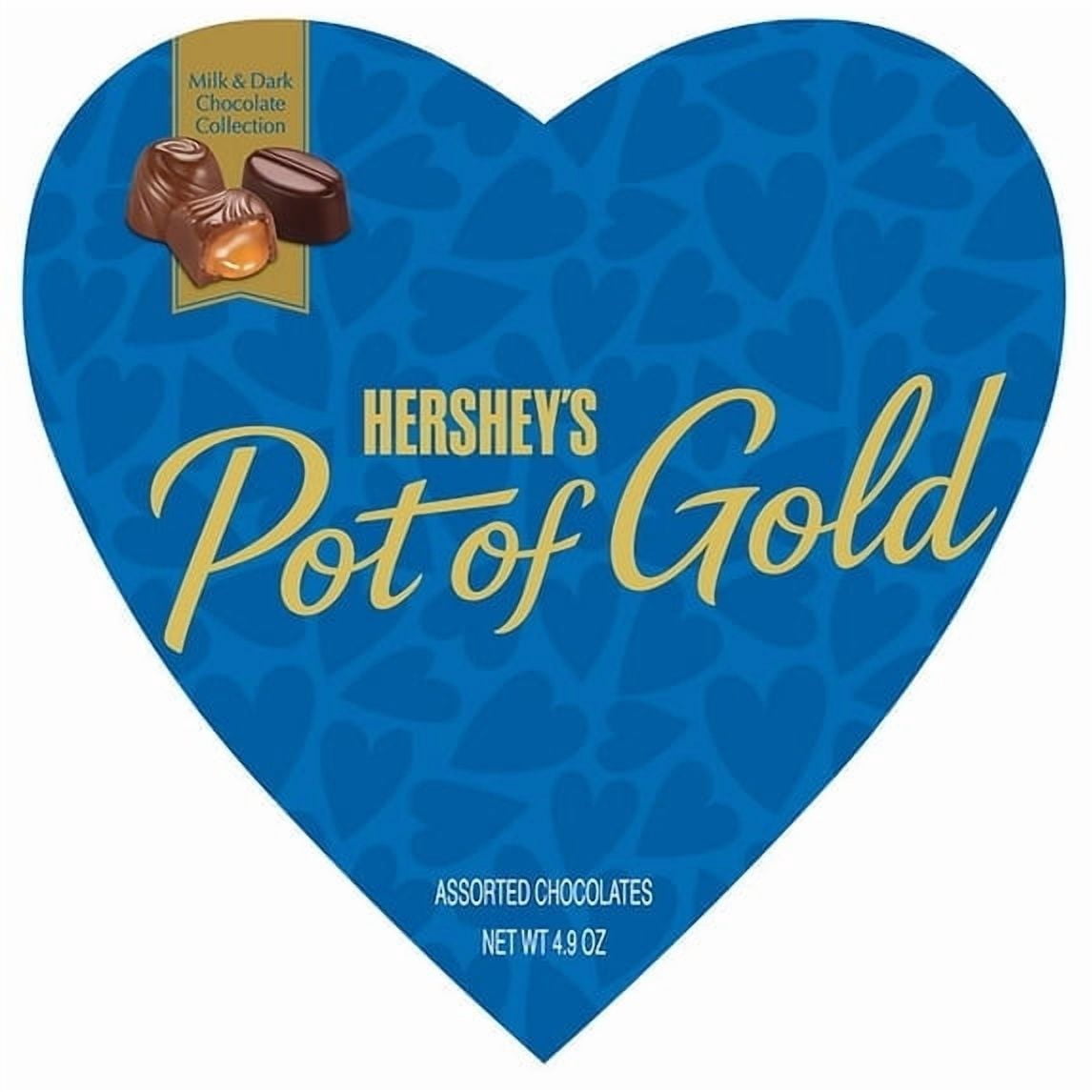 Elmer Chocolate Hershey’s Pot Of Gold Assorted Chocolate Blue Valentine ...