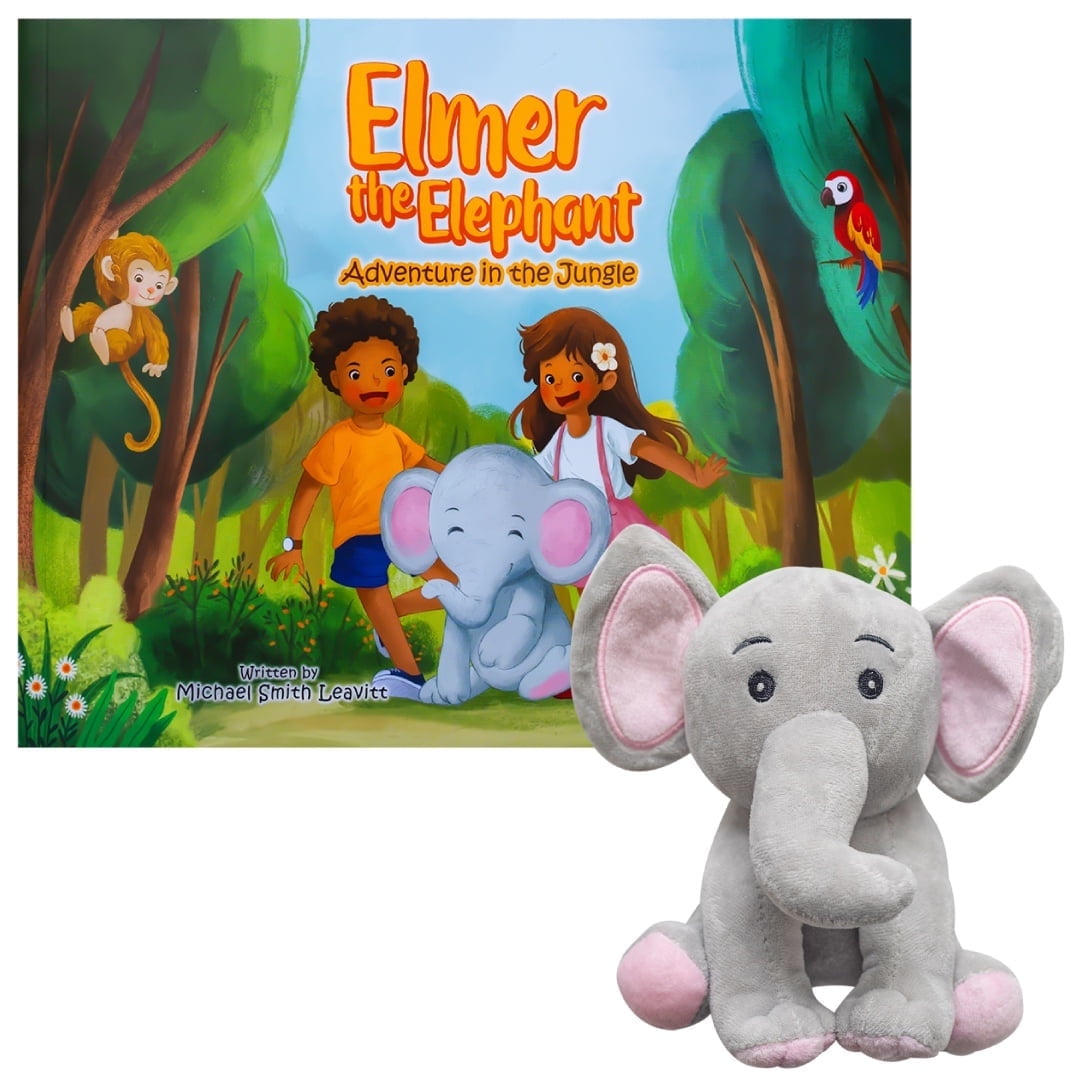 Elmer the Elephant - Adventure in the Congo - Children's Book & Stuffed ...