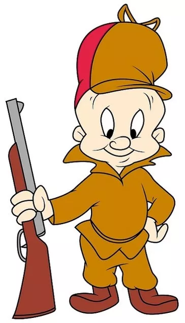 Elmer Fudd Hunter Cartoon Sticker Decal Laptop Wall Car Phonephone ...