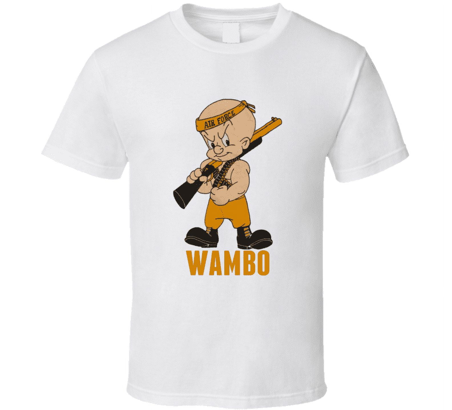 Elmer Fudd Wambo Rambo Parody Funny Cartoon T Shirt - Walmart.com