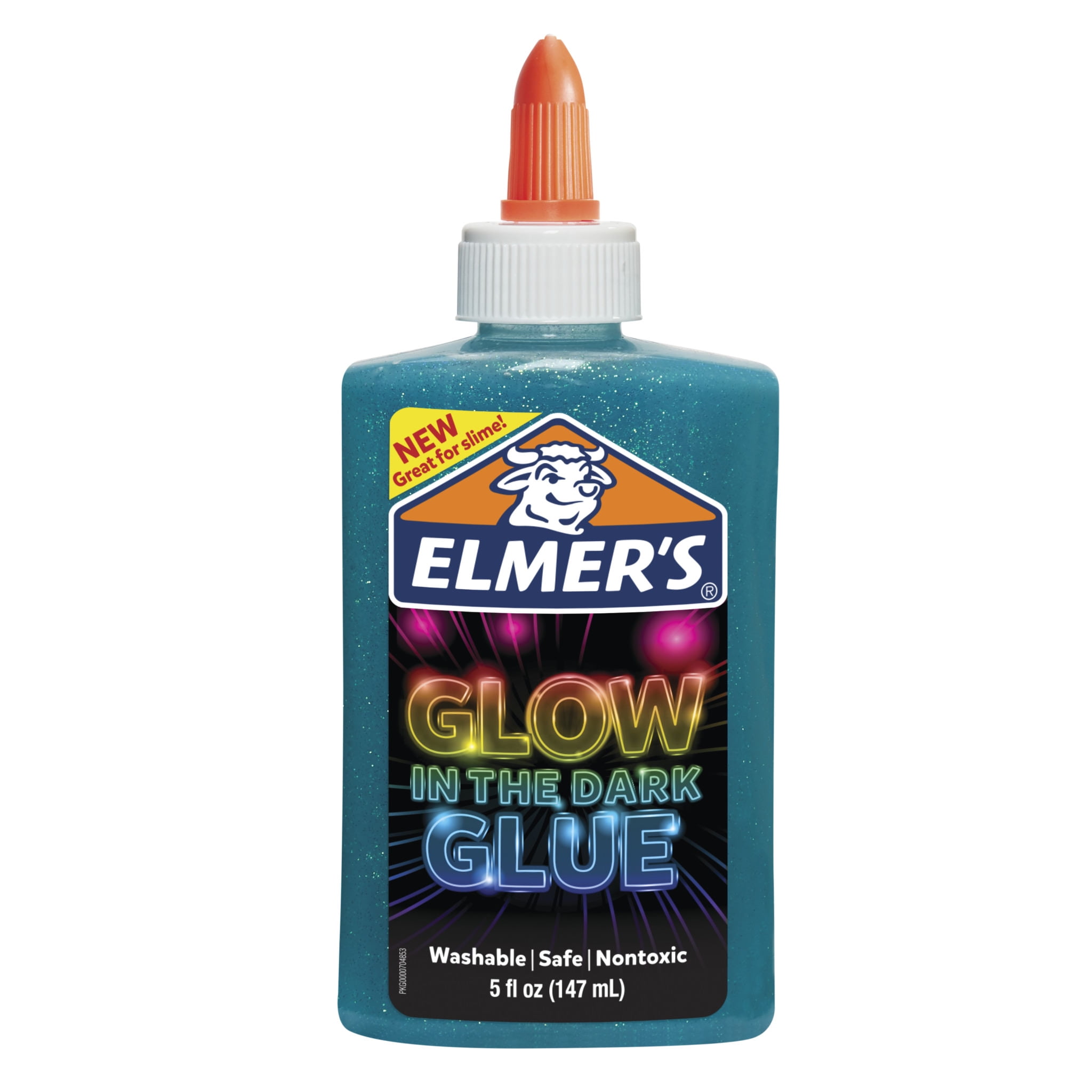 Elmer's 5oz. Glow-in-the-dark Liquid Glue, Washable, Blue - Walmart.com