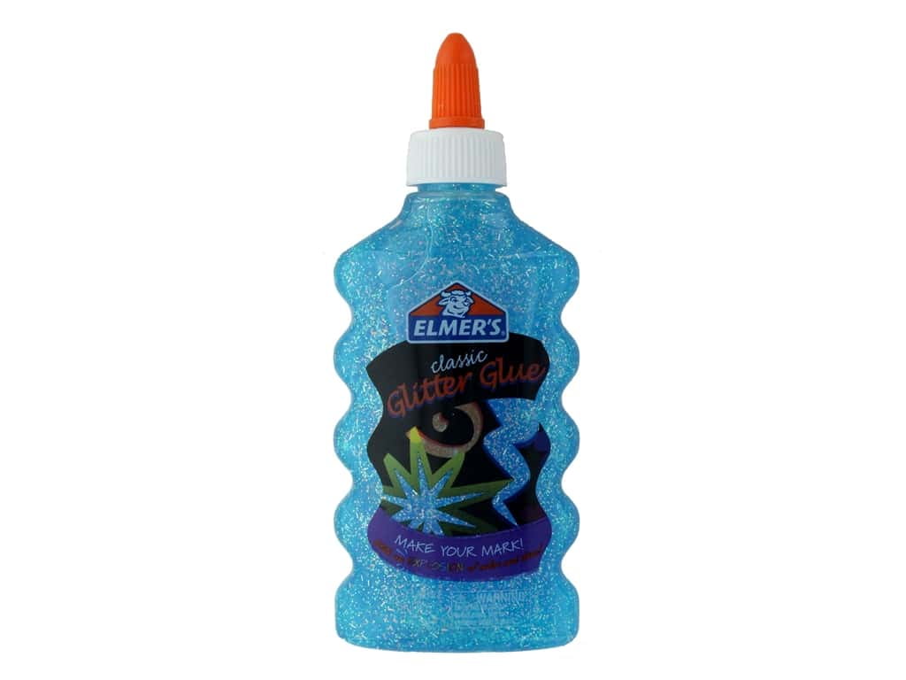 Elmer's Liquid Glitter Glue, Washable, Blue, 6 oz - Walmart.com