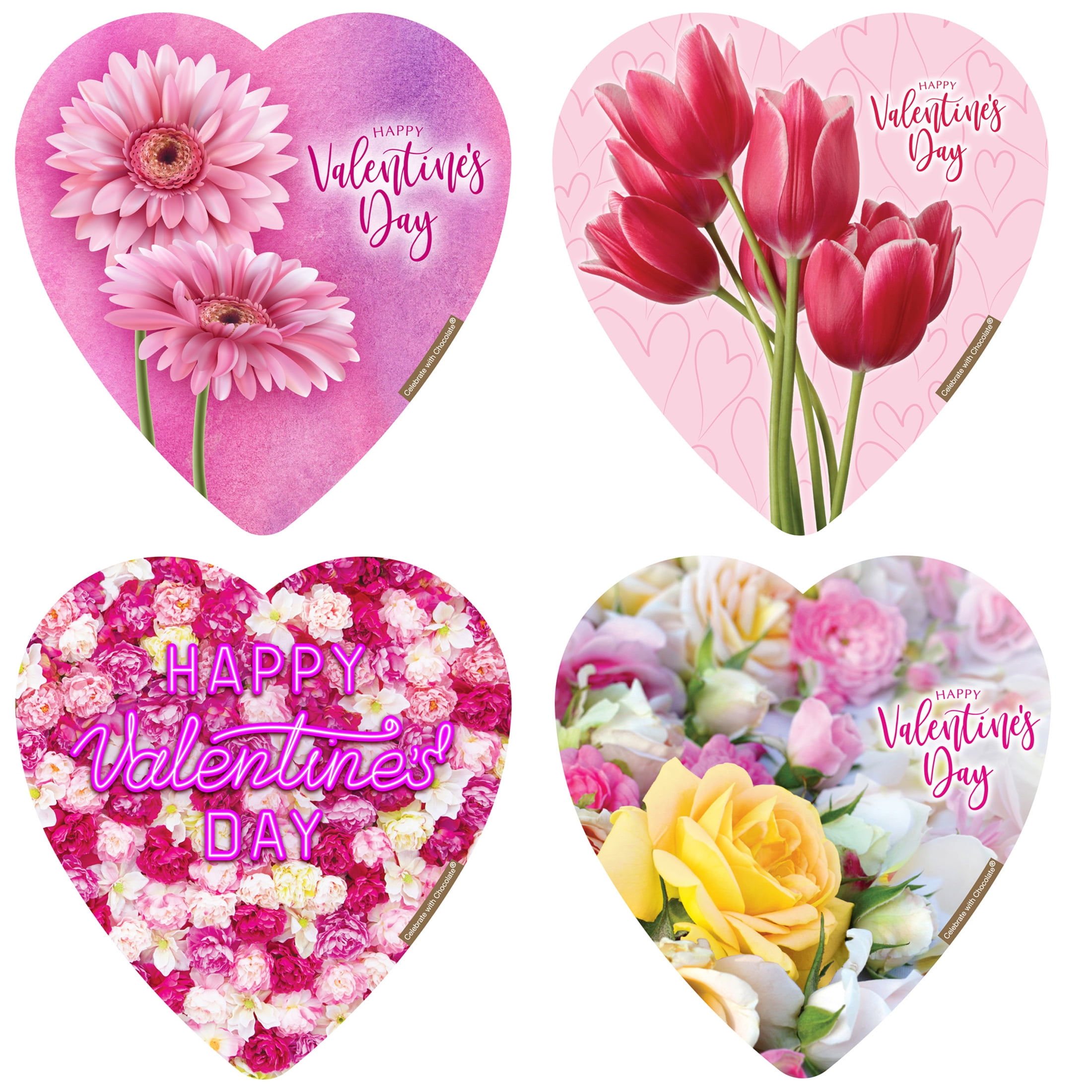 Elmer's, 6oz Friendship Valentine Heart, 15 Pieces Assorted Milk & Dark ...