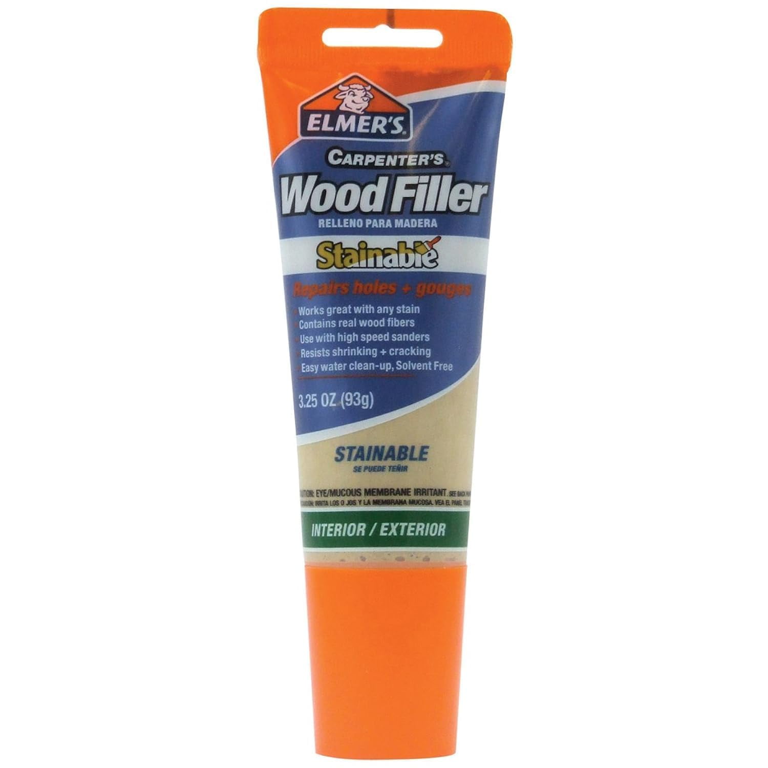 Elmer's All Purpose Carpenter's Wood Filler, Easy Cleanup, Stainable, 3 ...