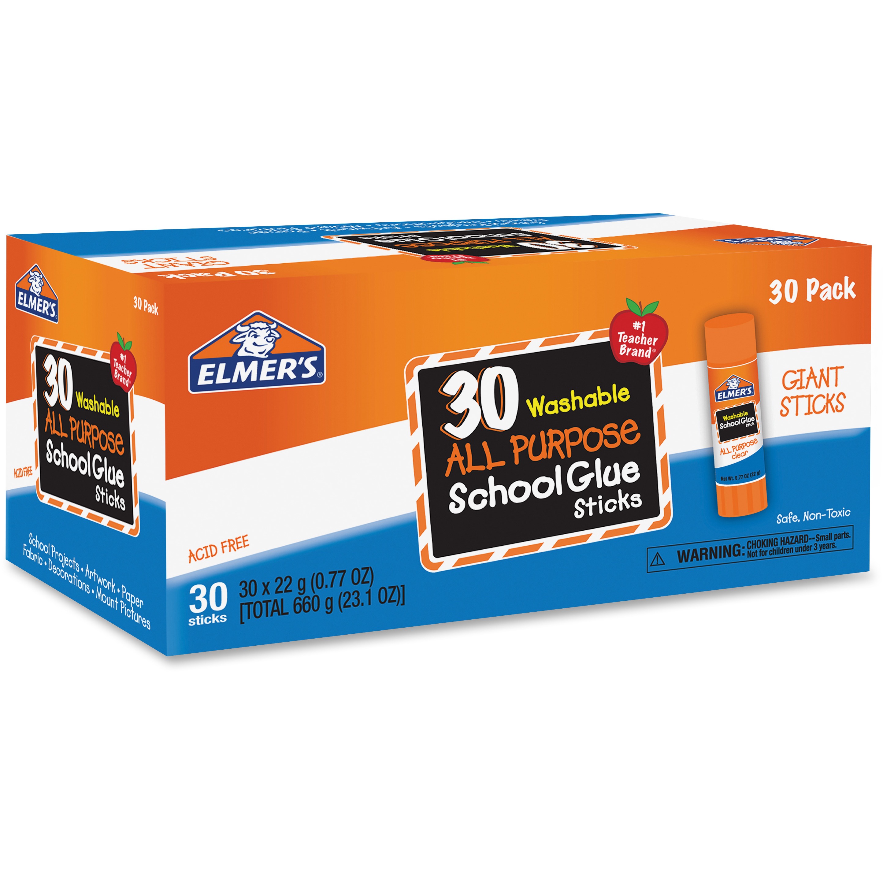 Elmer's All Purpose School Glue Sticks, Washable, 7 Gram, 60 Count ...