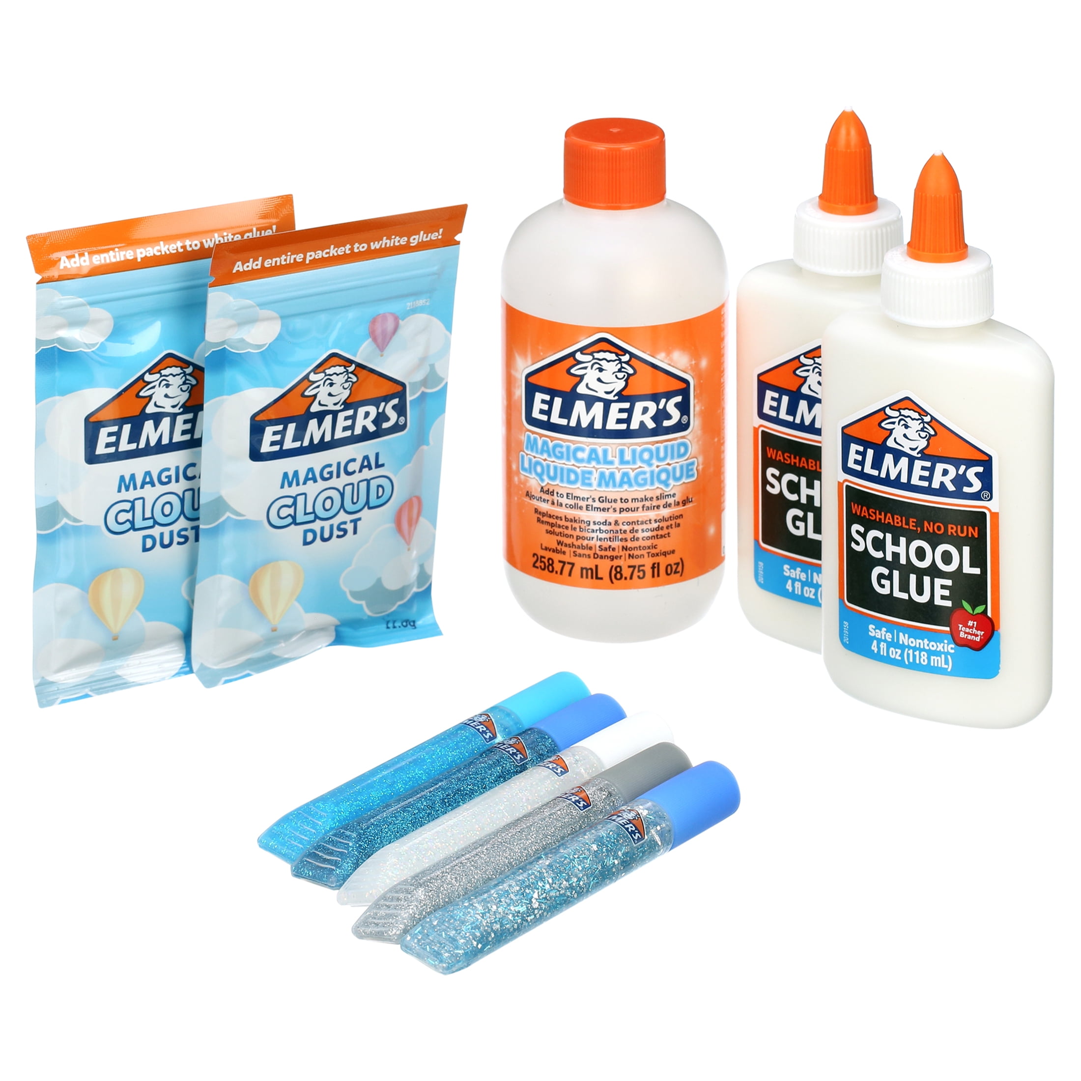 Elmer’s Cloud Slime Kit, Includes Elmer’s White School Glue, Elmer’s ...