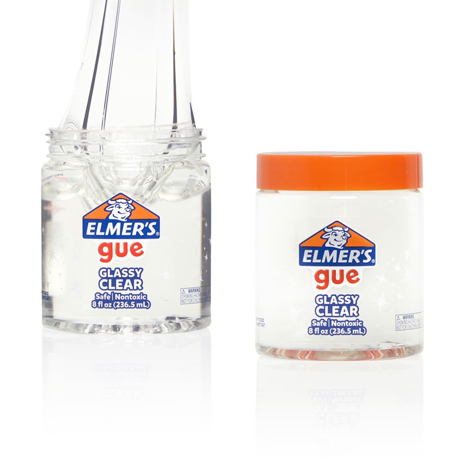Elmer's Premade Clear Slime, Glassy GUE, Perfect for Mixing Add-ins, 1 ...