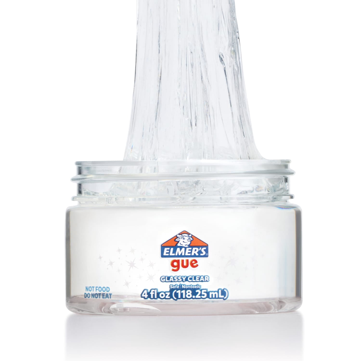 Elmer's Gue Premade Slime, Glassy Clear Slime Great for Mixing in Add ...