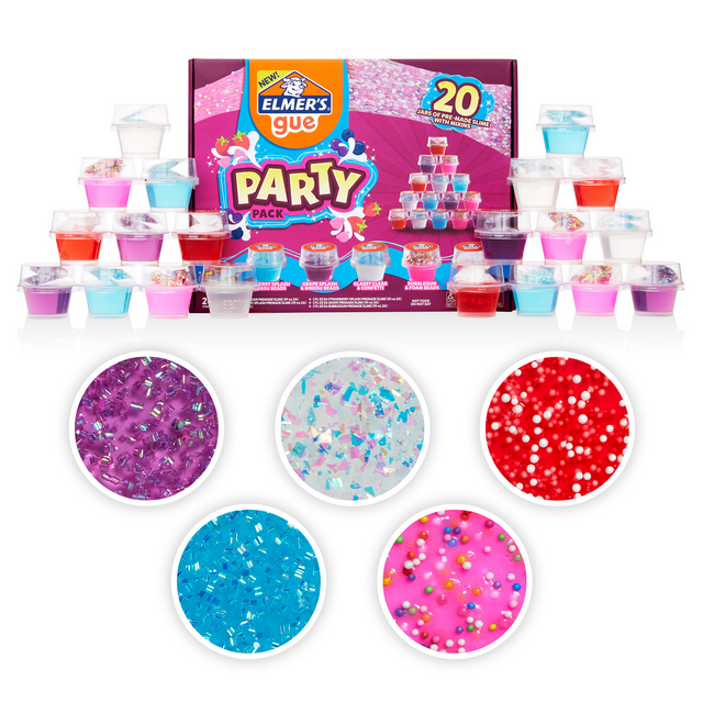 Elmer’s Gue Premade Slime, Slime Kit, Includes Fun, Unique Add-Ins ...