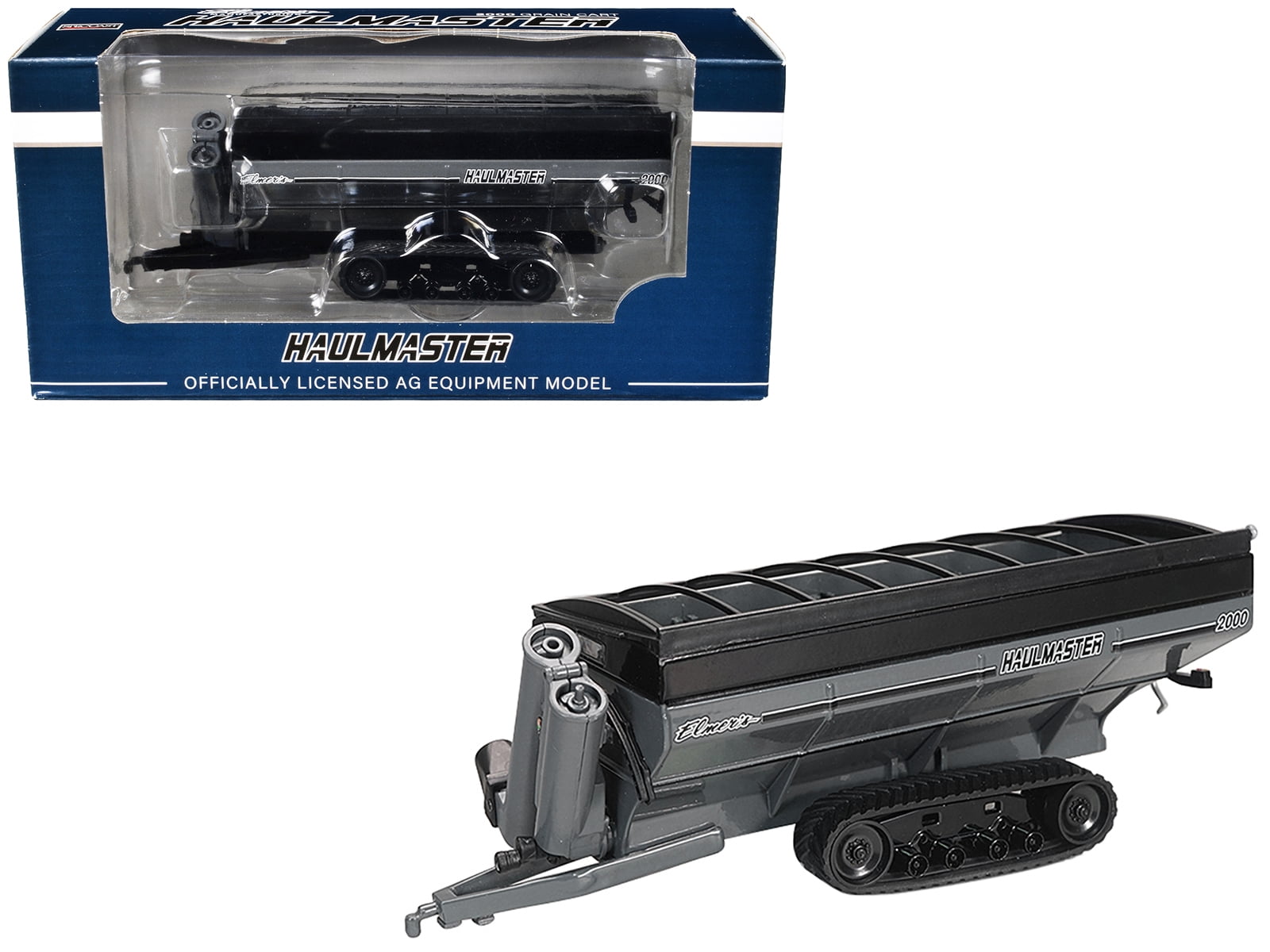 Elmer's Haulmaster 2000 Grain Cart with Tracks Gray 1/64 Diecast Model ...