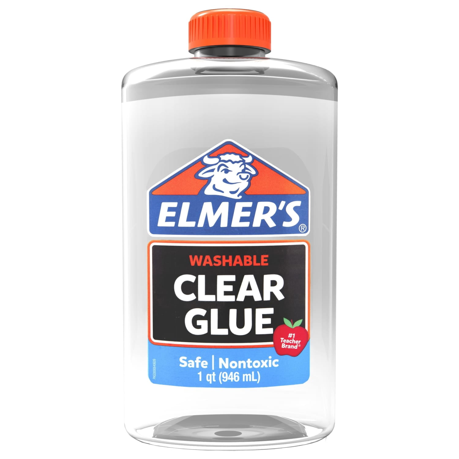 Elmer's 32 oz Clear Liquid School Glue, Washable, Ideal for Slime ...