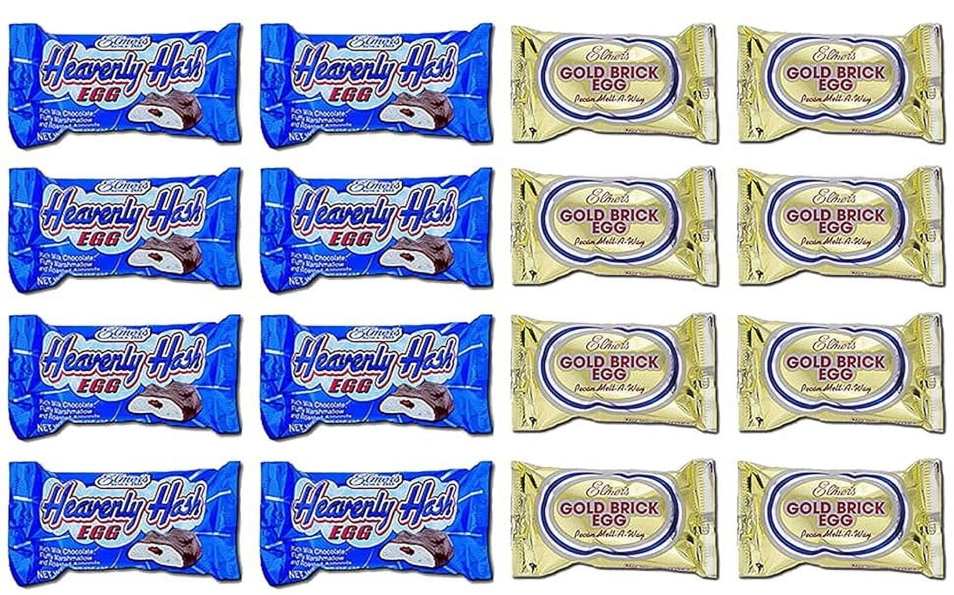 Elmer's Milk Chocolate Gold Brick Eggs(8), Heavenly Hash Eggs (8 ...