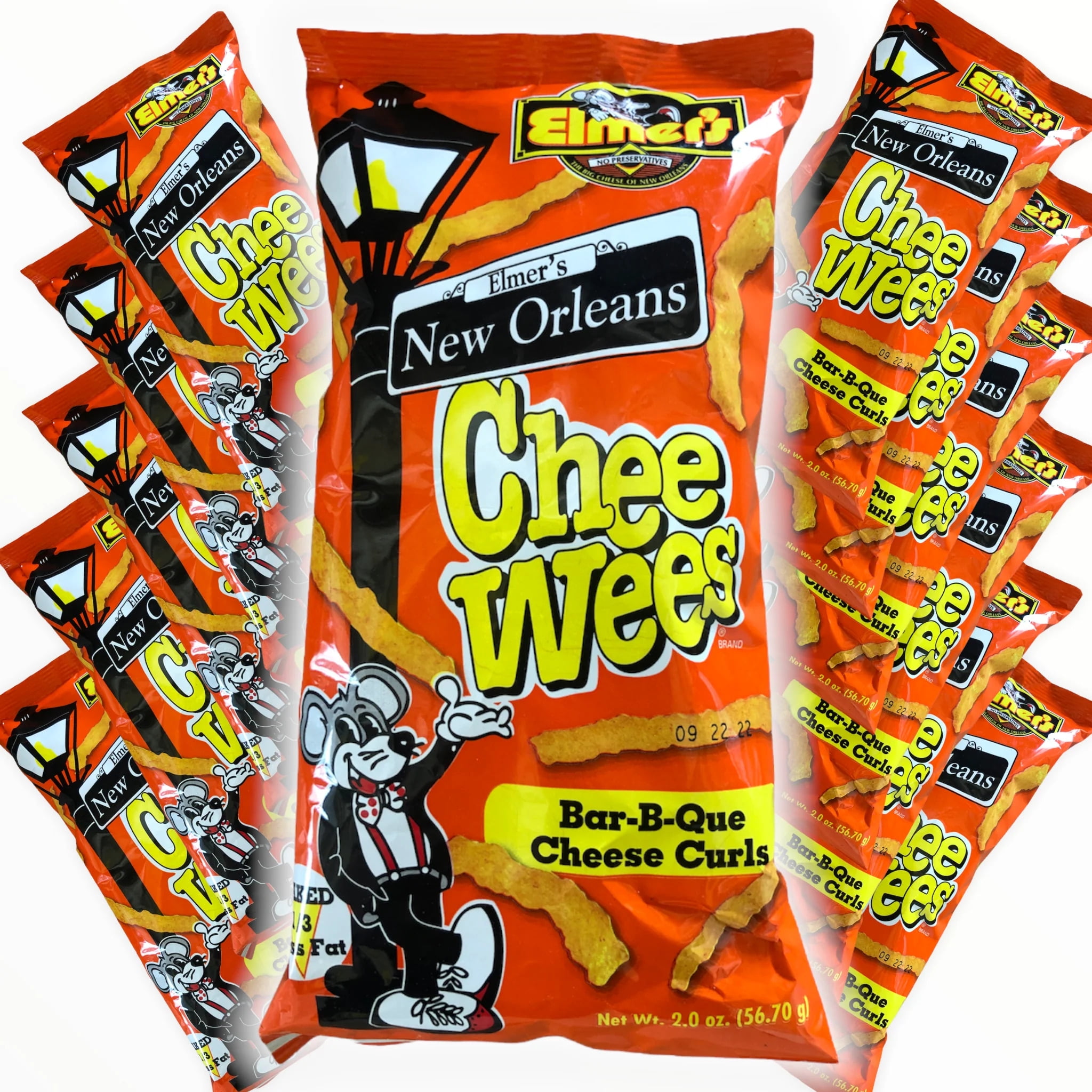 Elmer's New Orleans Chee Wees -- BBQ (2oz/6 Pack) - Walmart.com