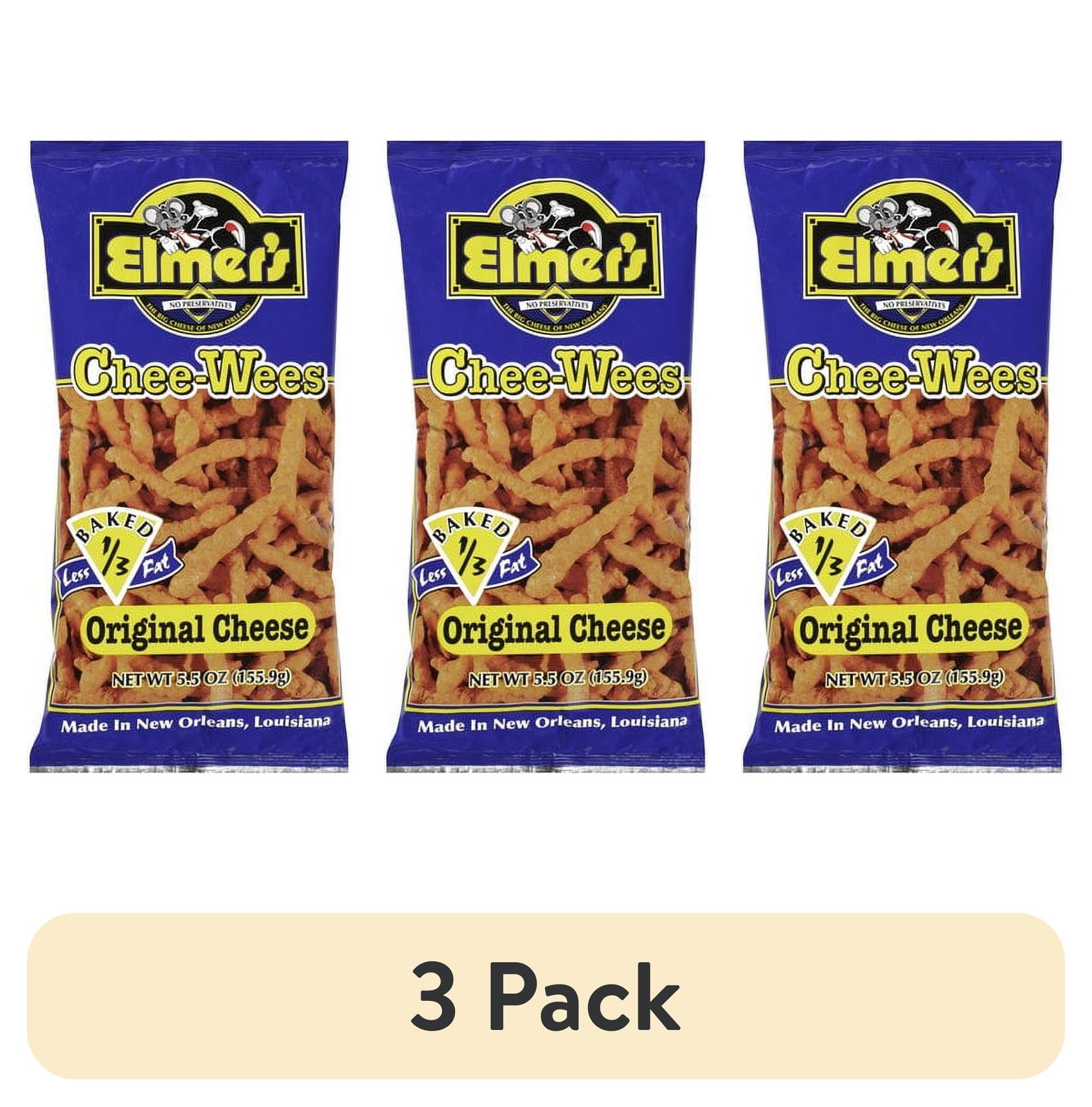 (3 pack) Elmer's Original Cheese Chee-Wees, 5.5 oz. - Walmart.com