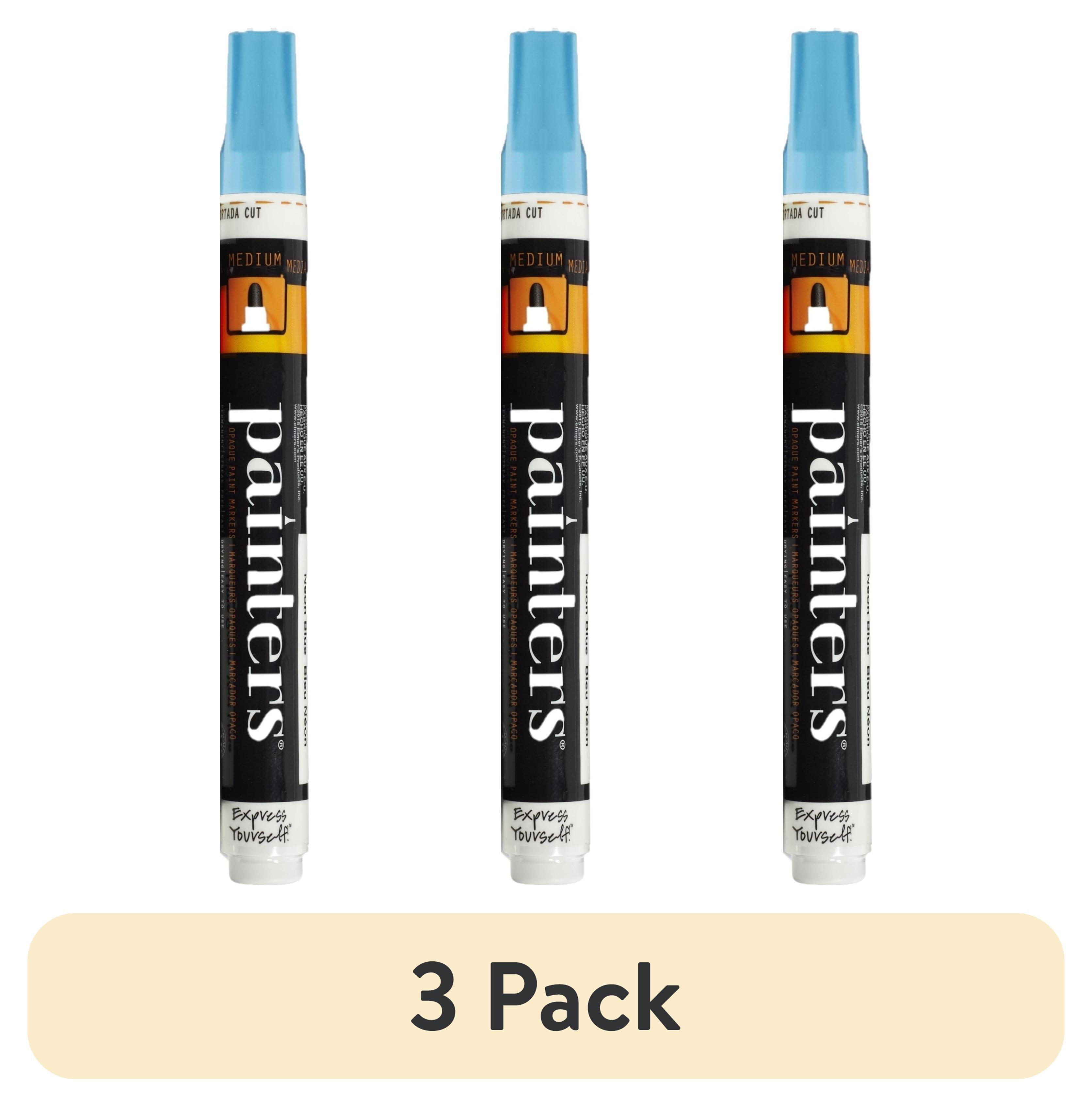 (3 pack) Elmer's Painters Markers, Medium Point, Neon Blue - Walmart.com