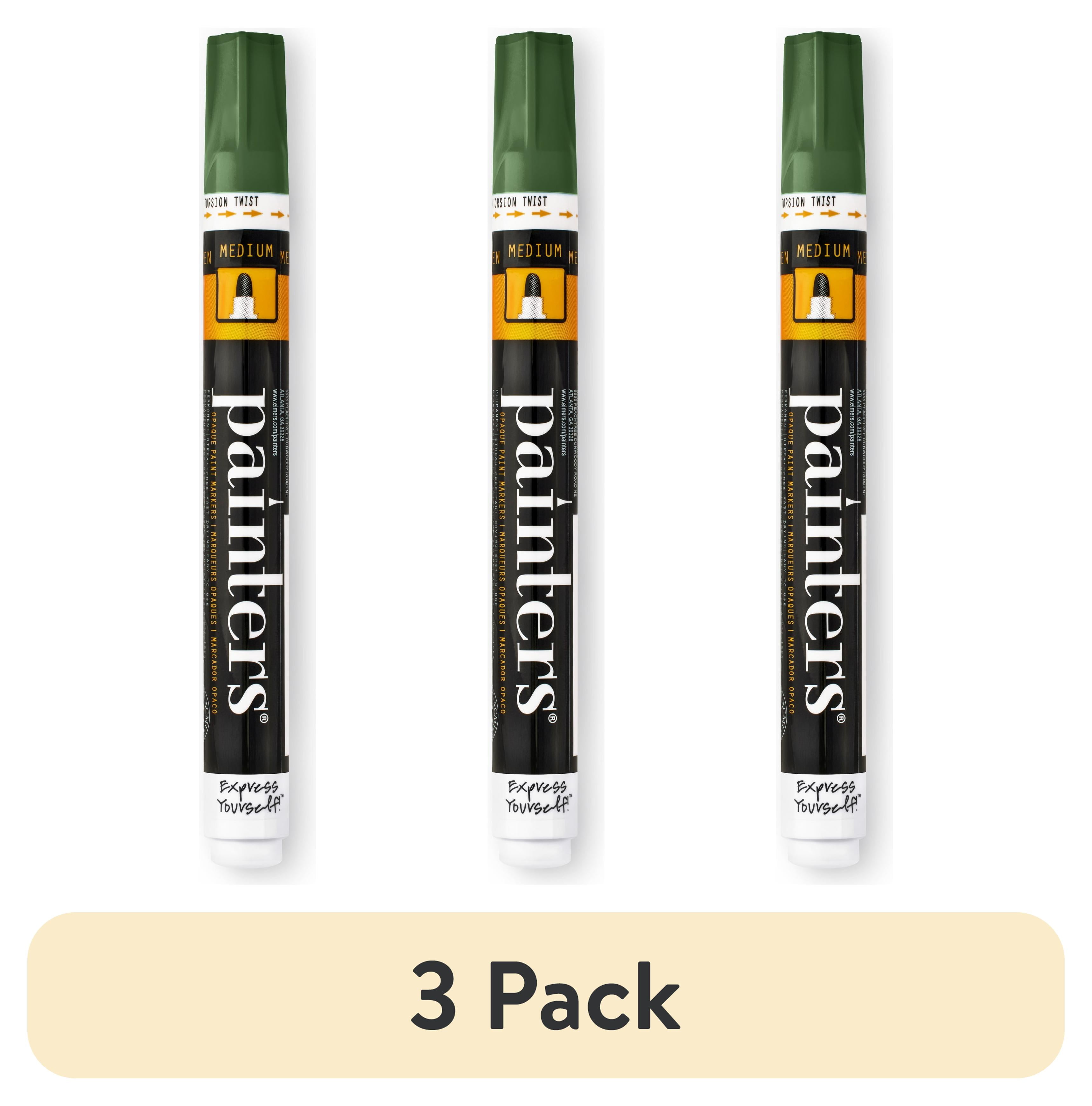 (3 pack) Elmer's Painters Opaque Paint Marker, Medium Point, Hunter ...