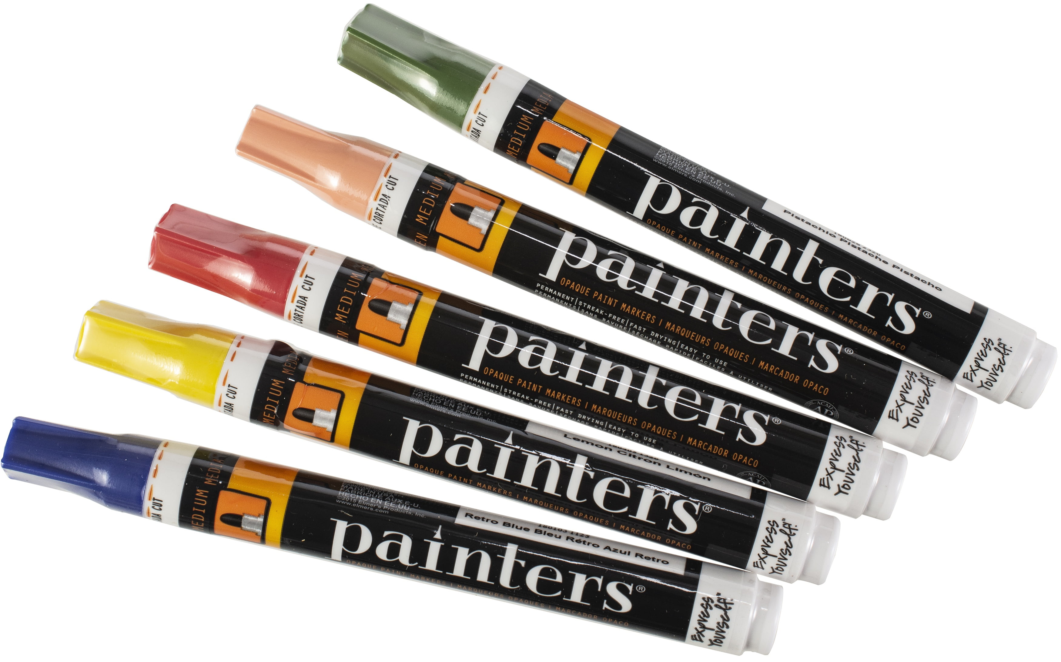 Elmer's Painters (R) Opaque Paint Markers 5/Pkg-Retro Twist - Medium ...