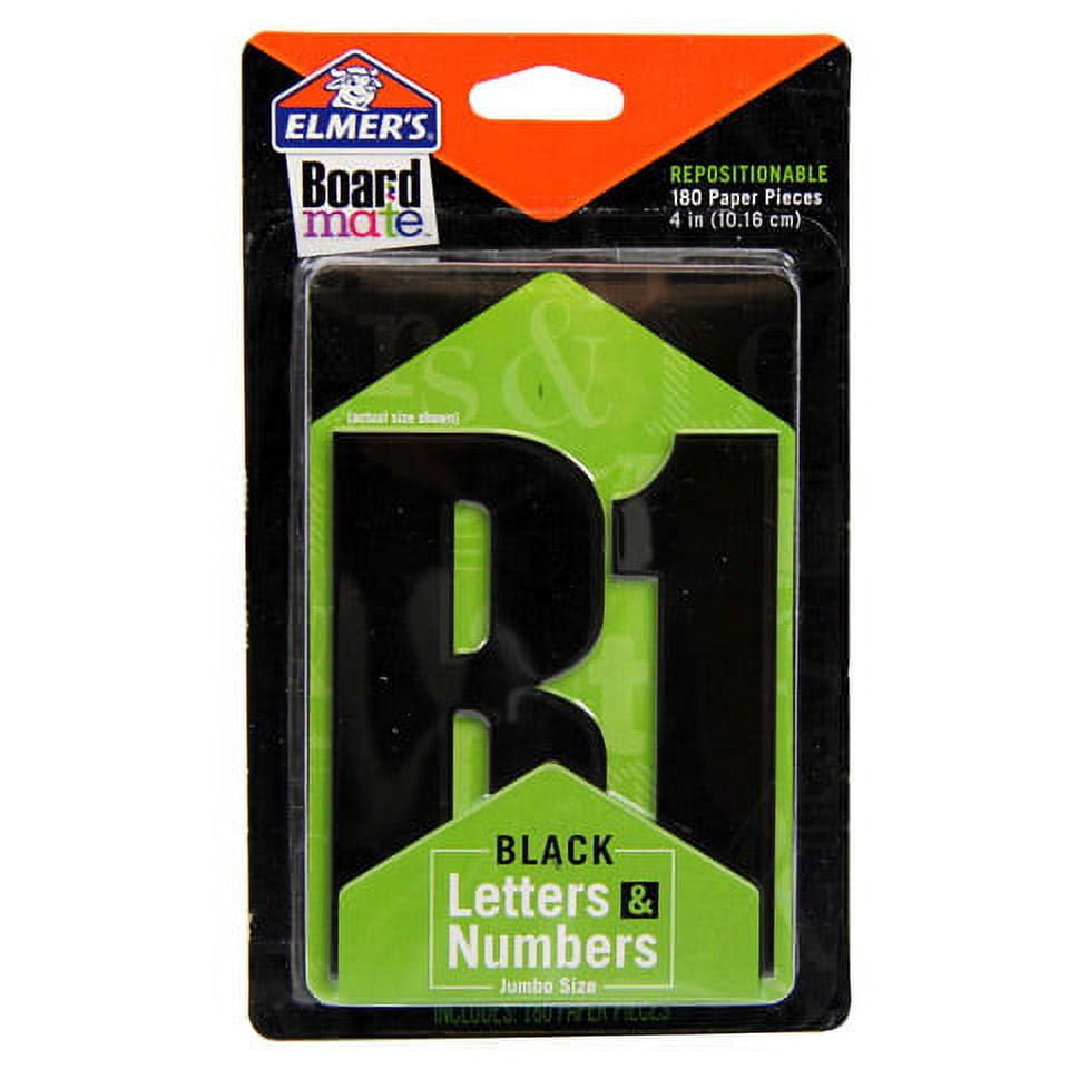 Elmer's Project Popperz: Repositionable Jumbo Paper Letters and Numbers ...
