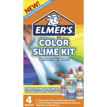 Elmer's Glitter Glue Slime Starter Packs, 3-Pack, Rainbow - Walmart.com