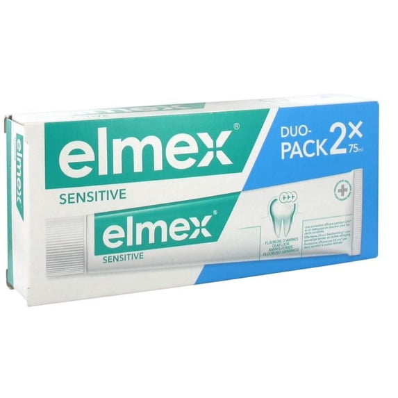 Elmex Sensitive Mint Toothpaste for Effective and Gentle Cleaning, 2 x ...