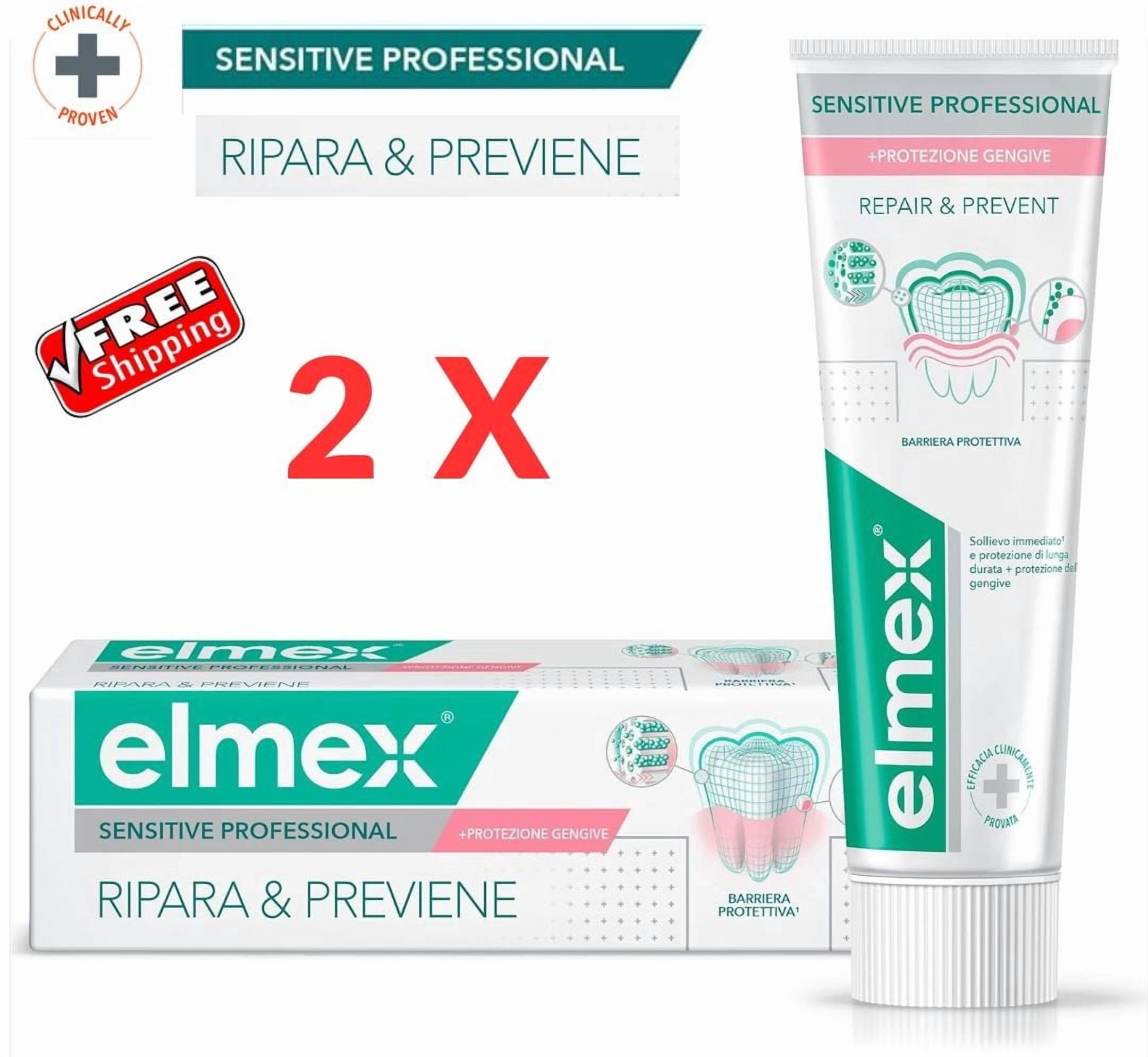 Elmex Sensitive Professional Repair + Preventive Gum Toothpaste 75ml ...