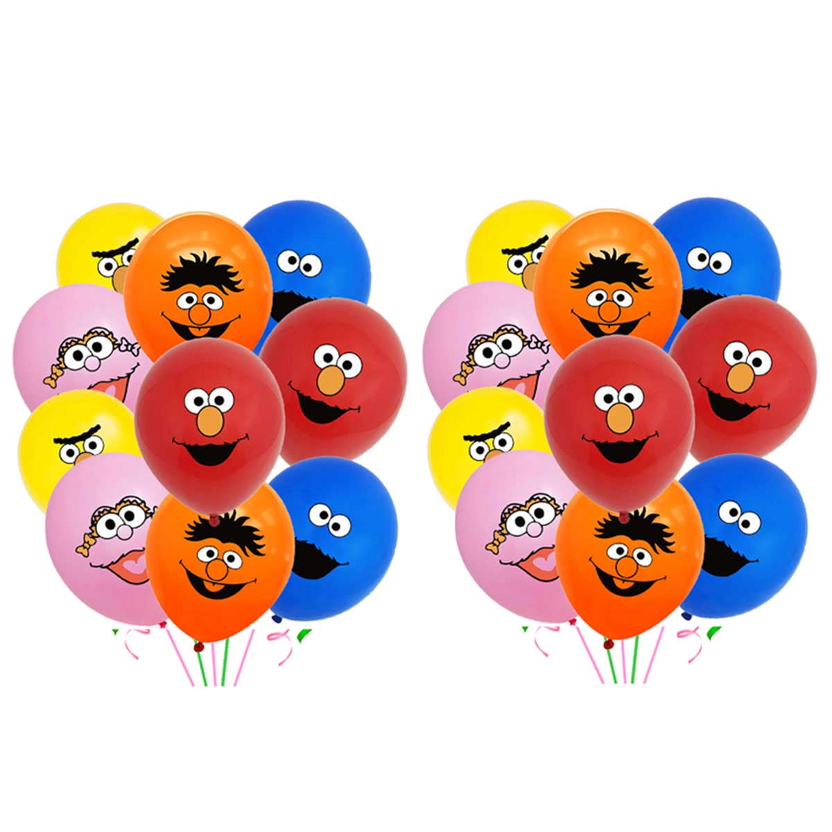 Elmo Balloons Party Supplies Birthday Favors Decorations Decor Kit ...