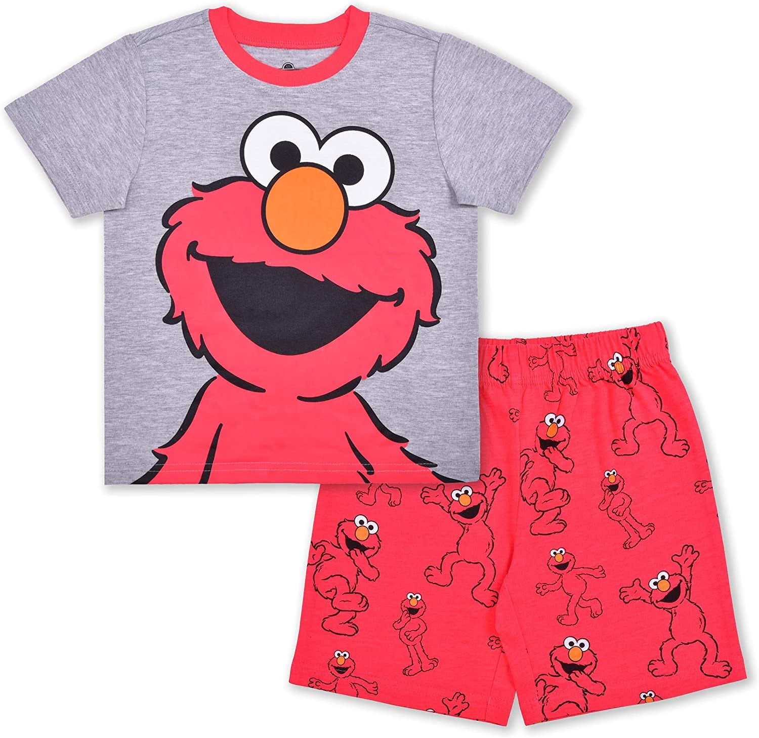 Elmo Boys 2 Piece Pajama Short Set, Toddler - Walmart.com