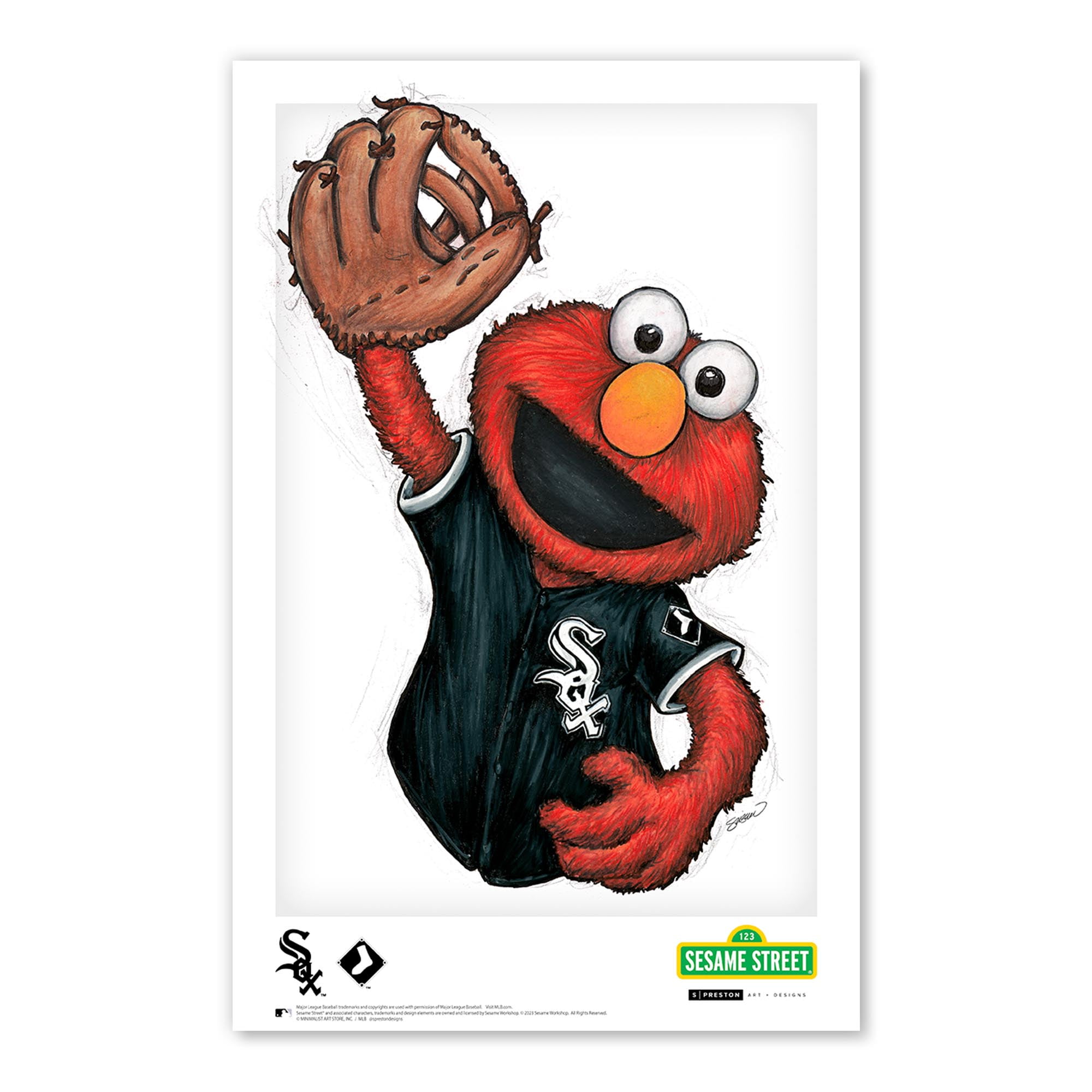 Chicago White Sox 11" x 17" Sesame Street Poster Print - Walmart.com