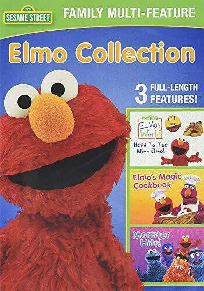 Elmo Collection Triple Feature (DVD), Sesame Street, Kids & Family ...