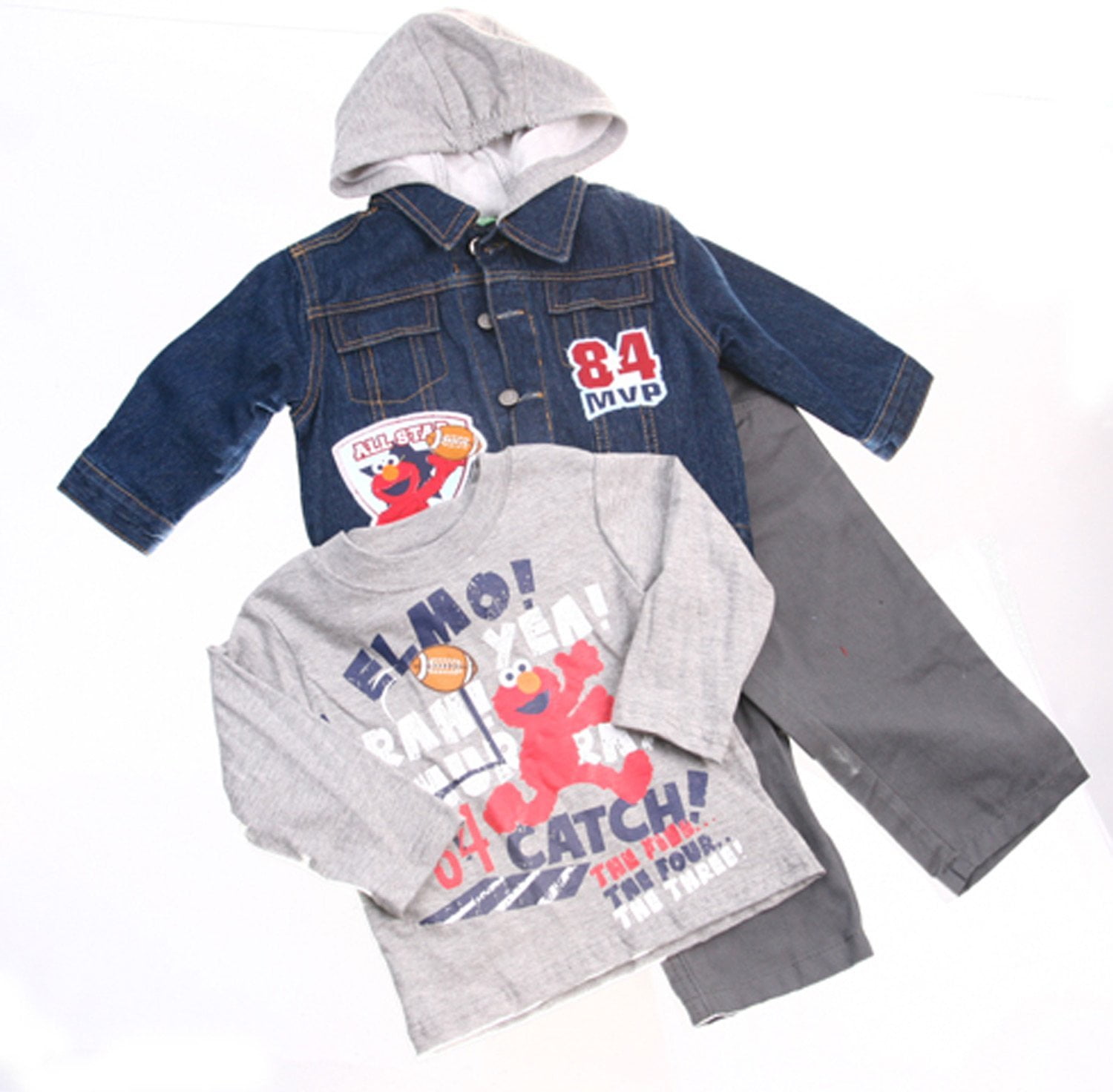 Elmo Infant Boys 3pc Set ''All Star 84 M V P '' 18Mos - Walmart.com