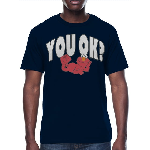 Elmo, Men's & Big Men's Graphic Tee Shirt, You Okay?, Sizes S-3XL ...