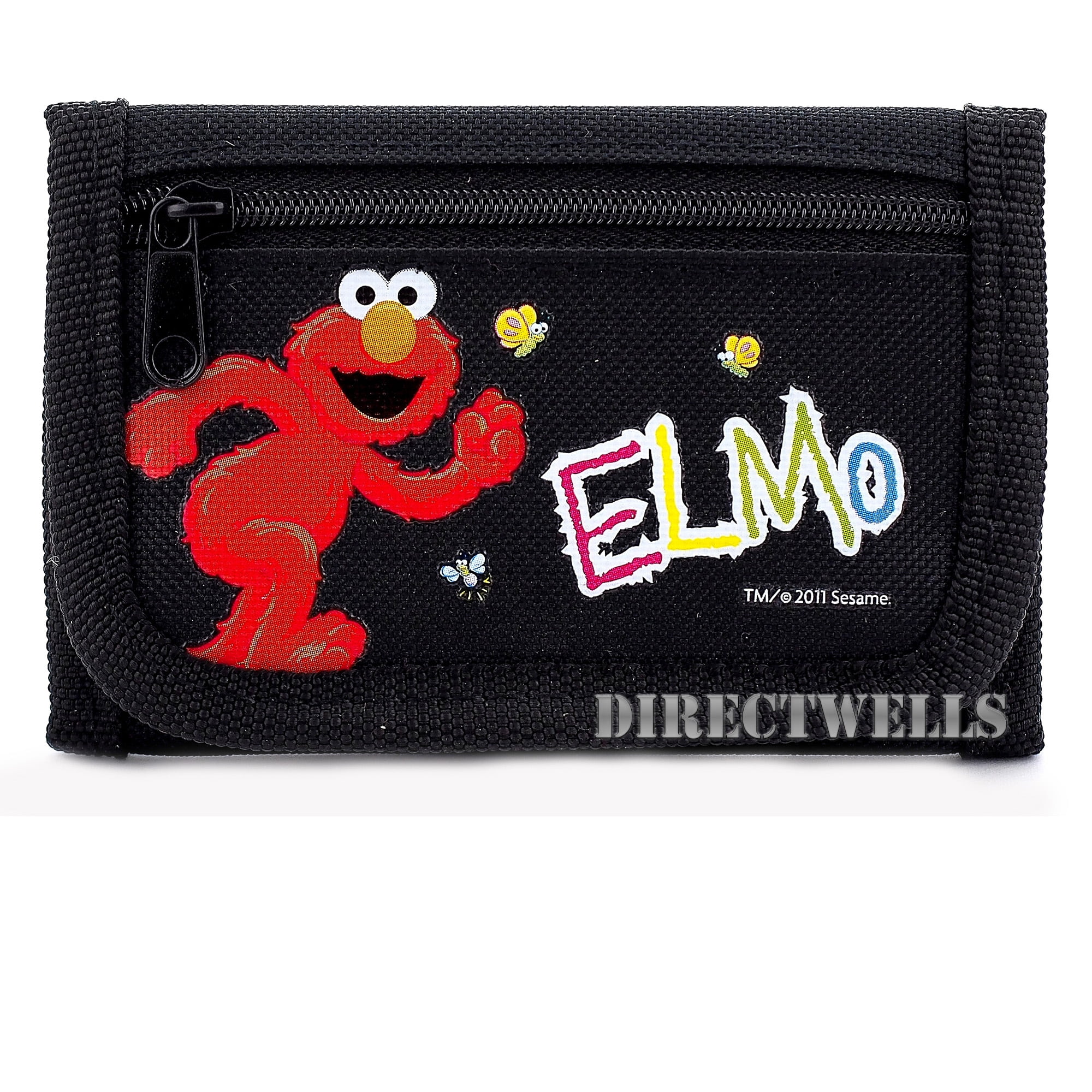 Elmo Sesame Street Black Trifold Wallet - Walmart.com