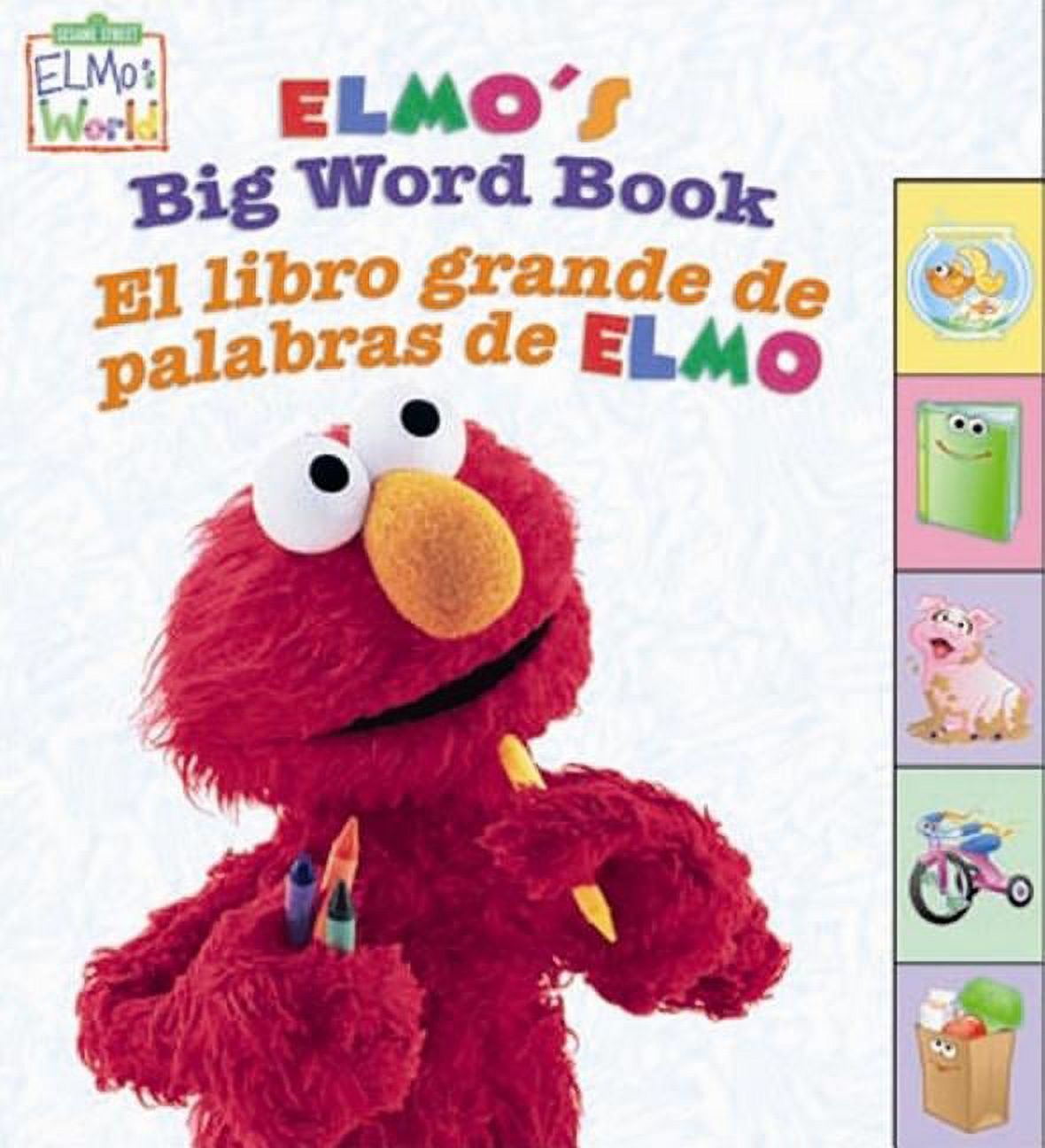 Elmo's Big Word Book/El libro grande de palabras de Elmo (Board book ...