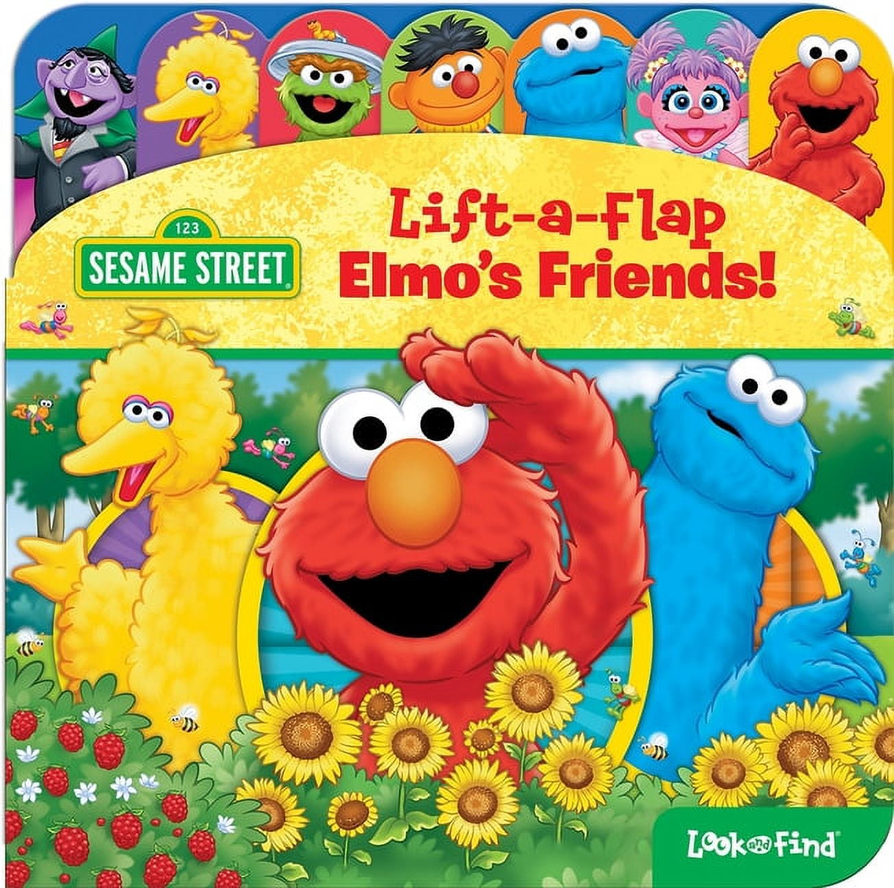 Elmo's Friends! Lift-a-Flap (Sesame Street, Look and Find) - Walmart.com
