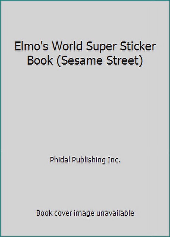 Pre-Owned Elmo's World Super Sticker Book (Sesame Street) (Paperback ...