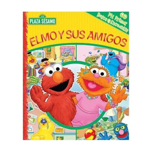 Pre-Owned Elmo y Sus Amigos Look & Find Book Paperback - Walmart.com