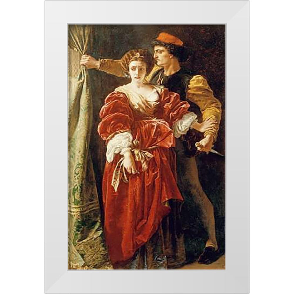 Elmore, Alfred 10x14 White Modern Wood Framed Museum Art Print Titled ...