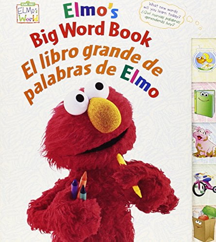 Pre-Owned Elmo's Big Word Book/El Libro Grande de Palabras de Elmo ...