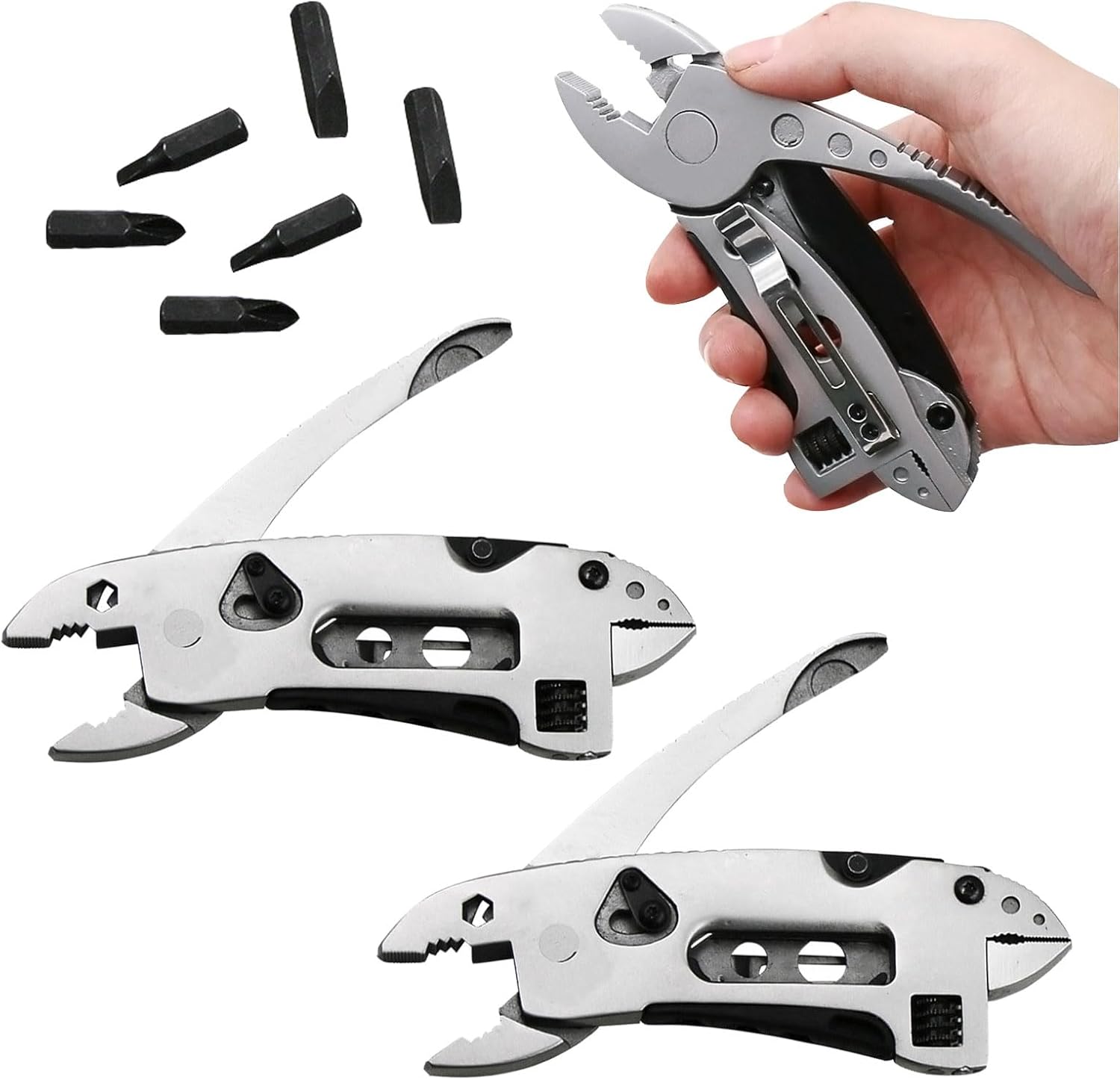 Elmyse Outdoor Multi-purpose Tool Pliers, Multi Tool Set, Adjustable ...