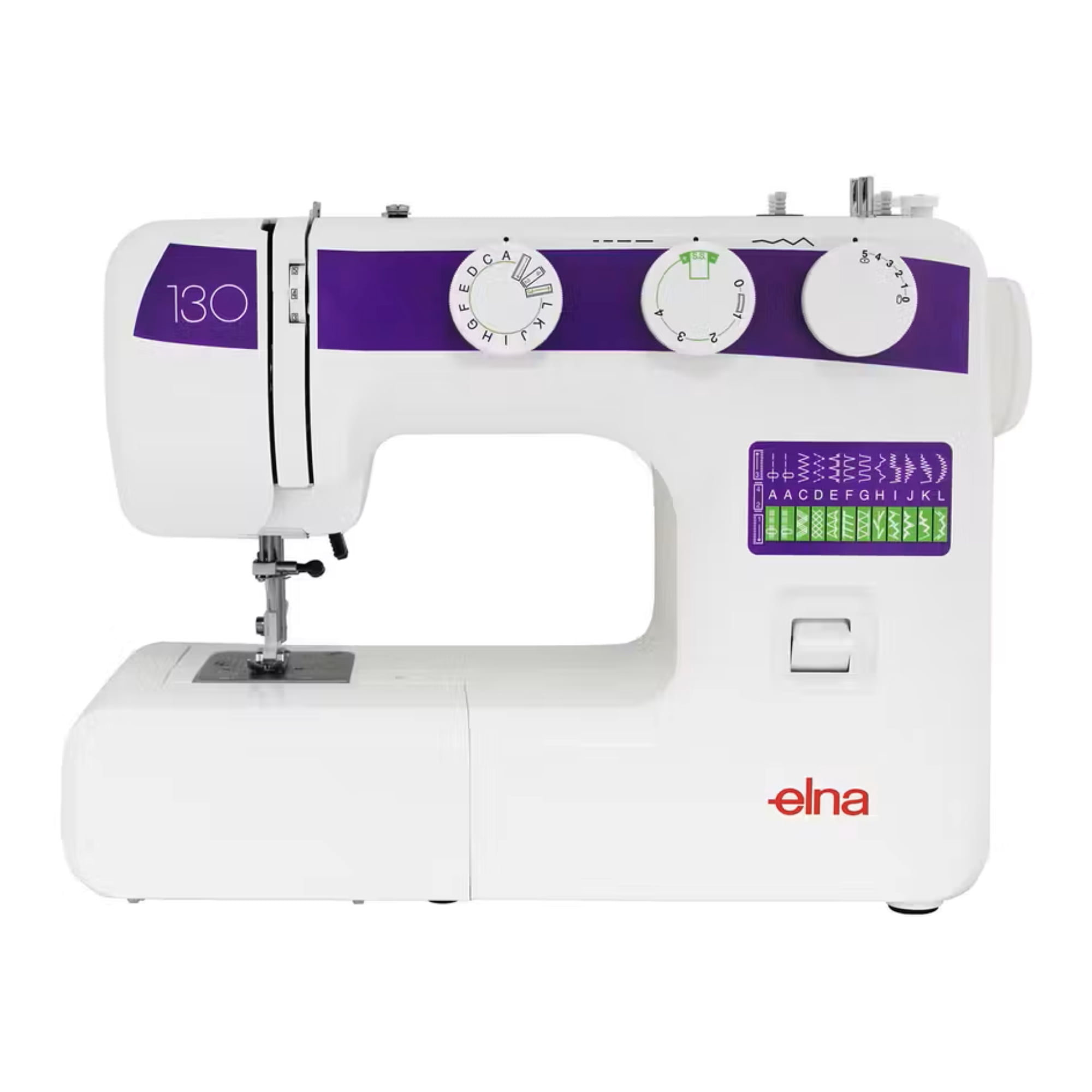 Elna eXplore 130 Mechanical Sewing Machine 22 Stitches Buttonhole Foot ...
